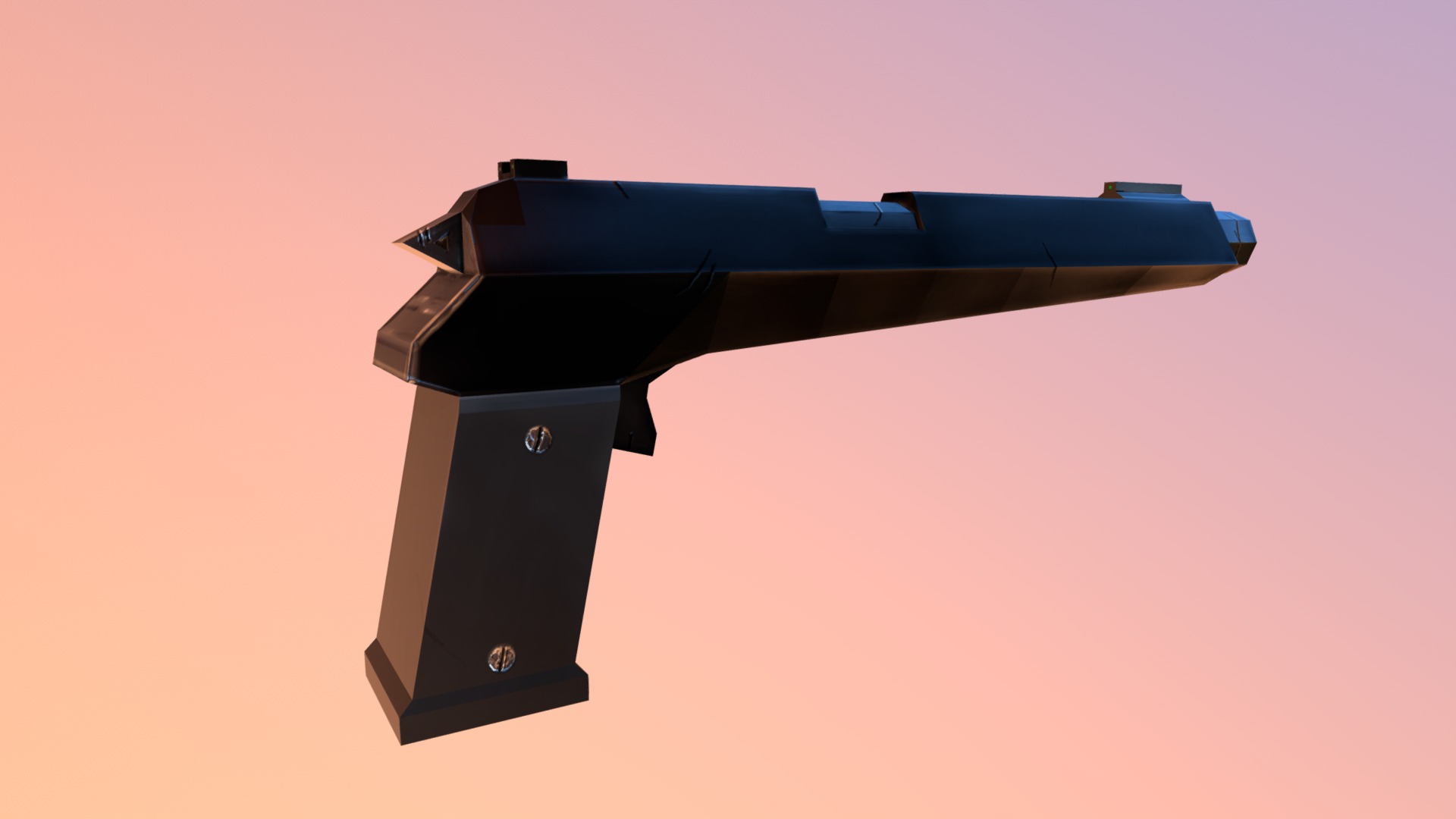 Low Poly Pistol II - Download Free 3D model by Turstrigo [b15fd07 ...