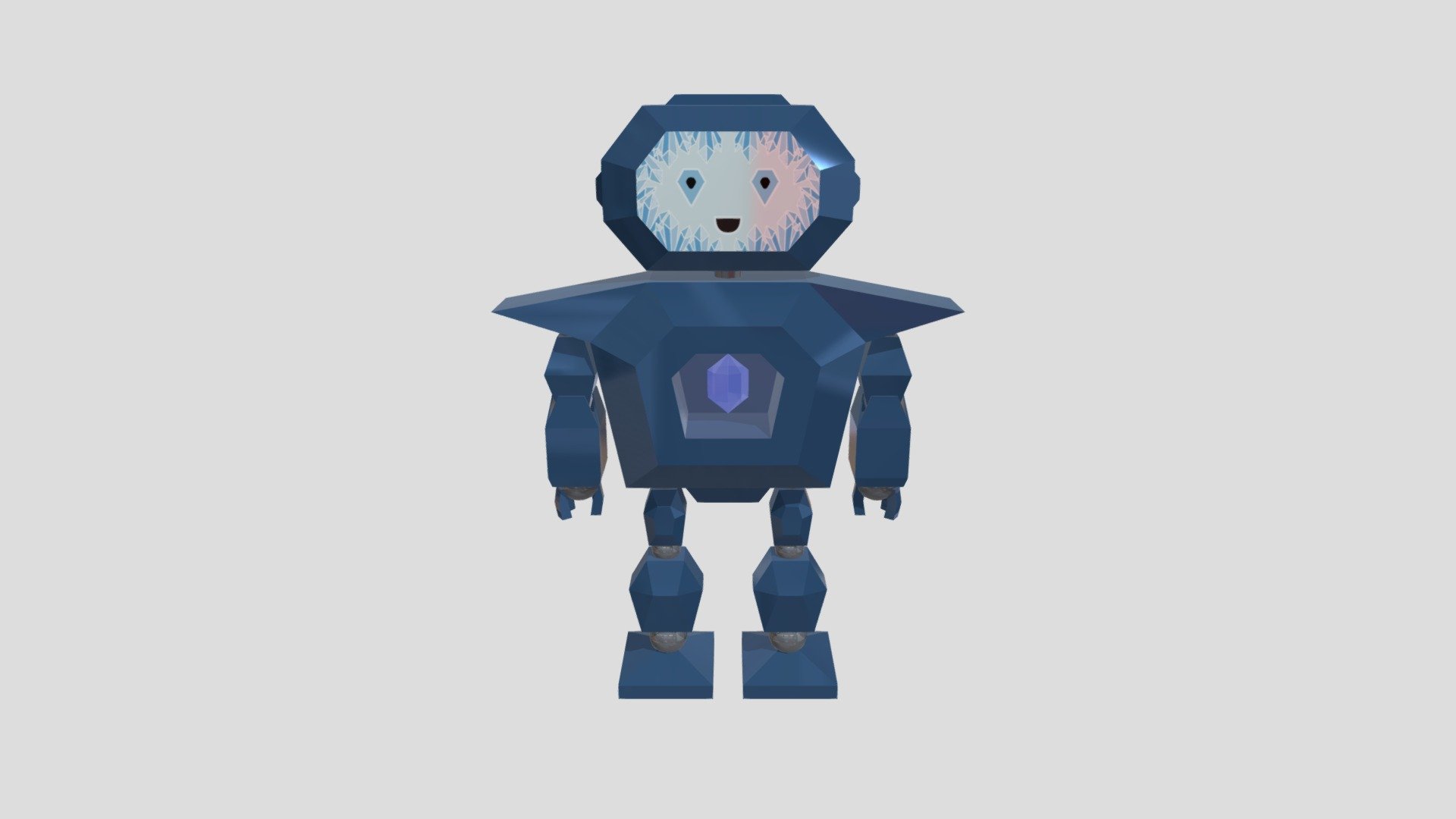 Crystal Robot - Download Free 3D model by Noah Withofs (@nwithofs ...