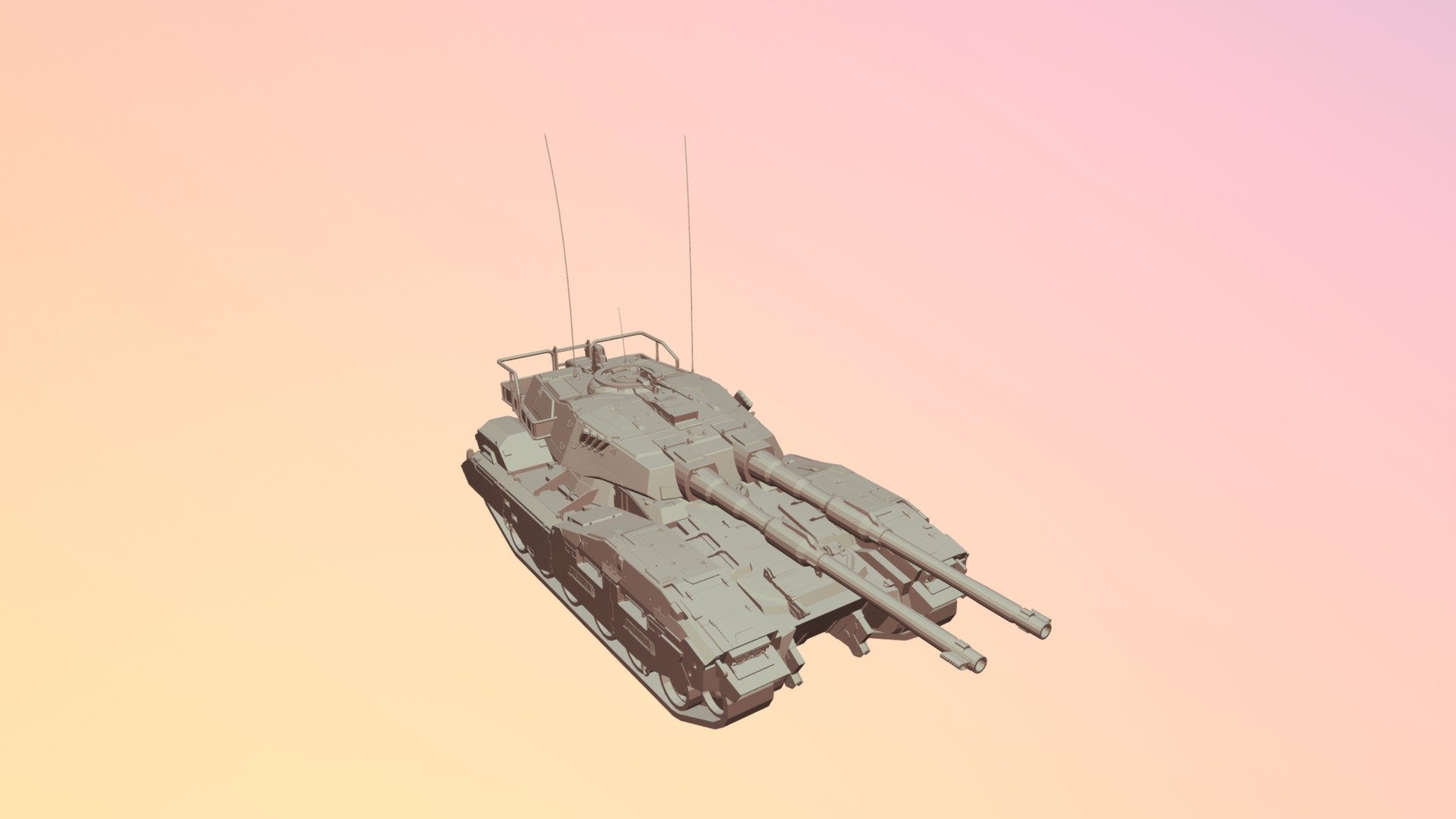 M61 Main Battle Tank - 3D model by pigg5 [b16123c] - Sketchfab