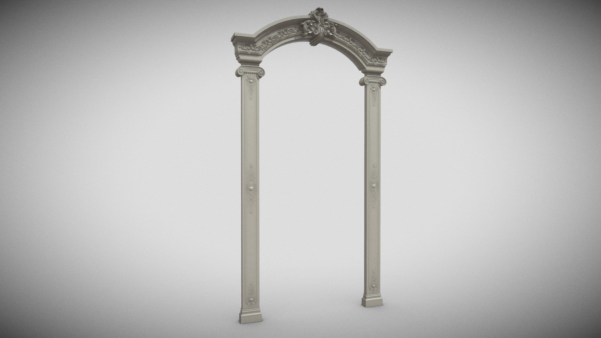 3D classic patterned door 01 - 3D model by nvere [b161eb1] - Sketchfab