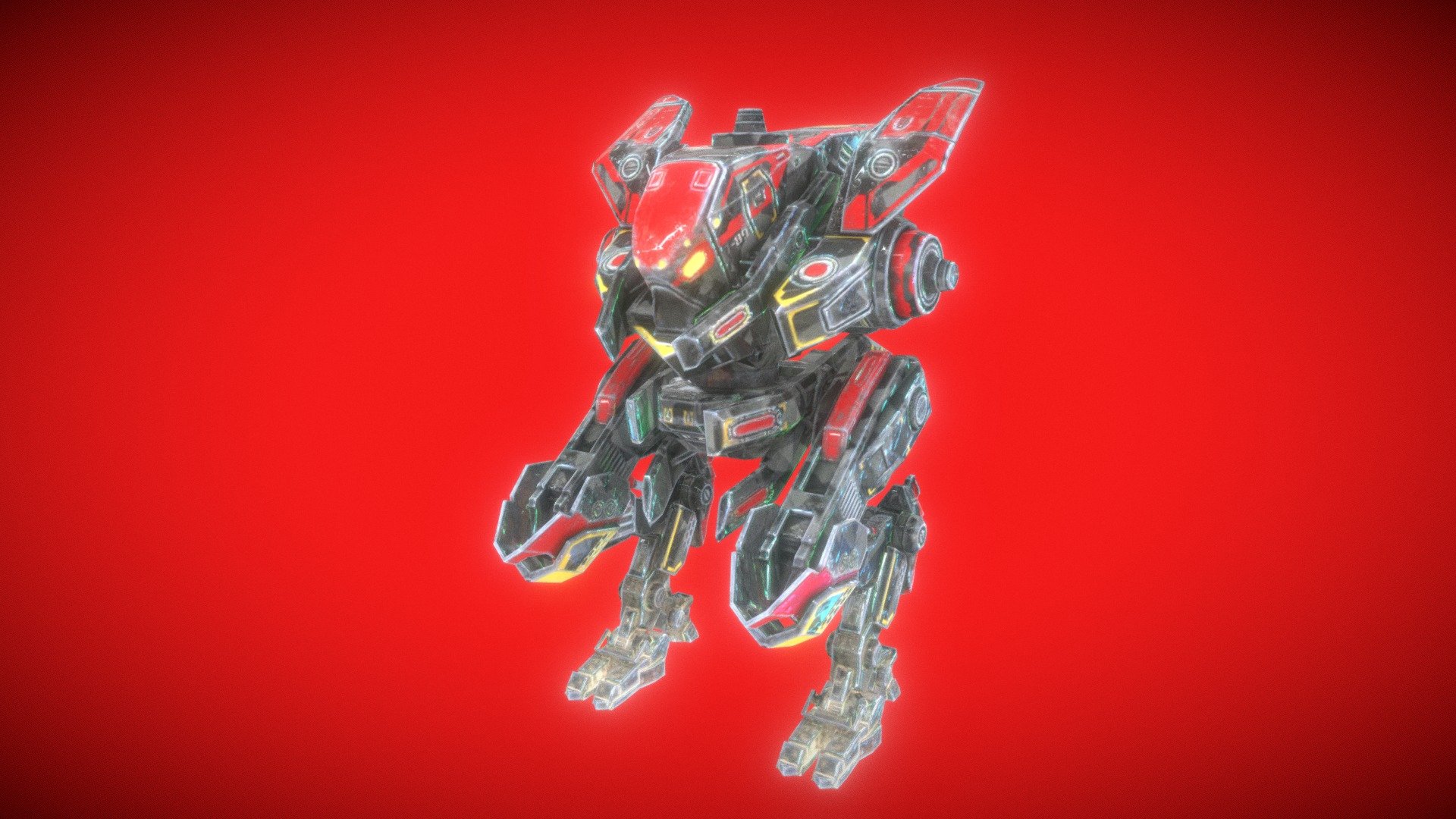 MECHA Robot XR-365 - Buy Royalty Free 3D model by Luna Studio ...