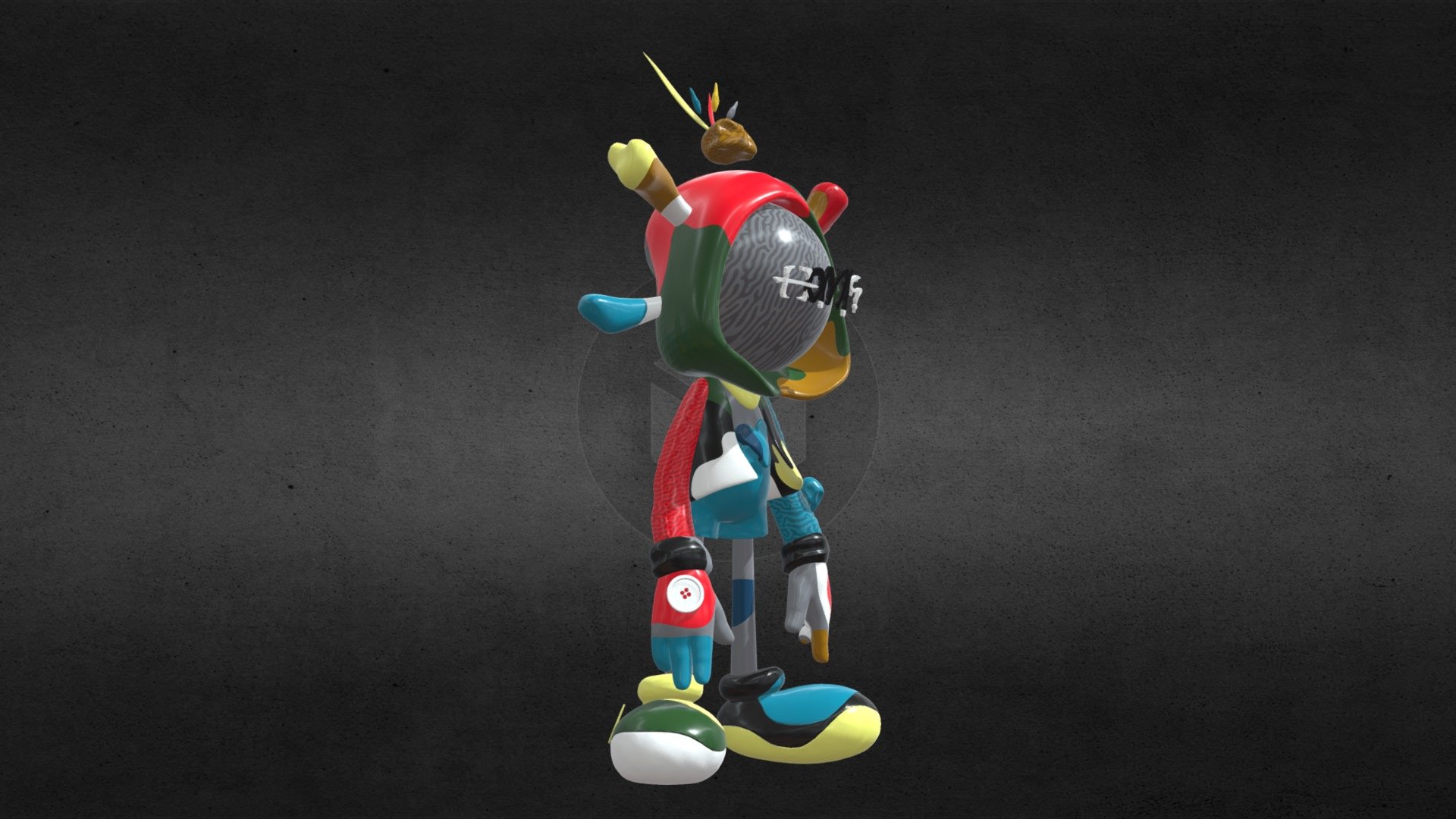 HOMI: Hood-Lum - 3D model by Broken Crayons 🖍 Experience (@BROKENCRAYON ...
