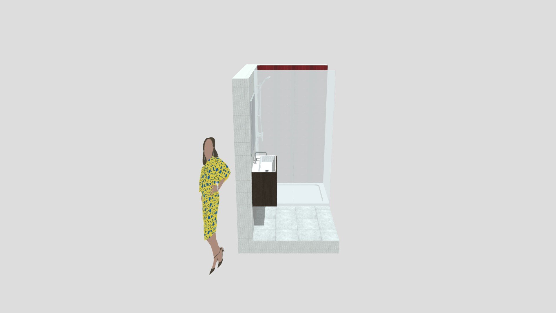 Bathroom Hendrik - 3D model by kamiel3d [b164477] - Sketchfab