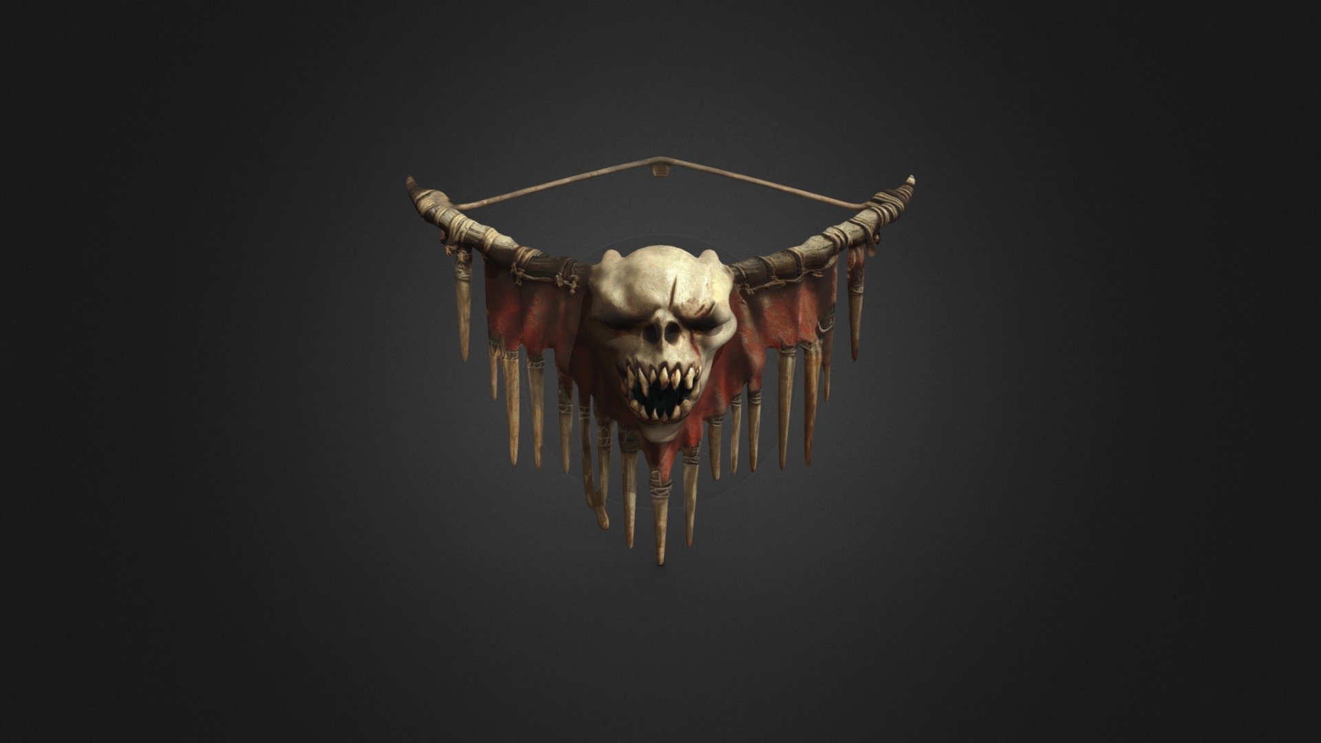 Orc totem battle flag - Buy Royalty Free 3D model by ShenDaXIa [b1658ee ...