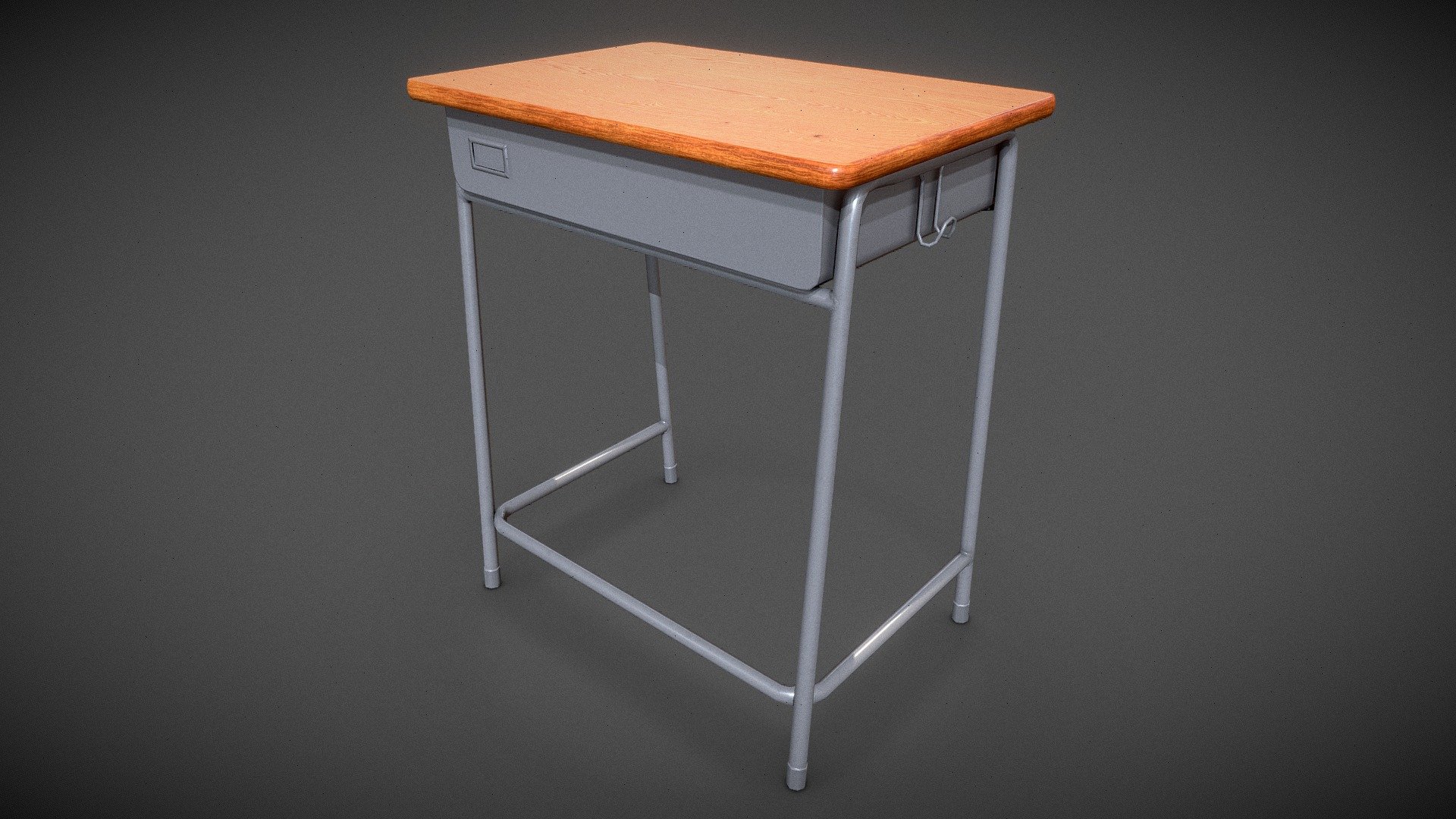 Student Desk - Buy Royalty Free 3D model by Kui.Tsang [b165bf7 ...