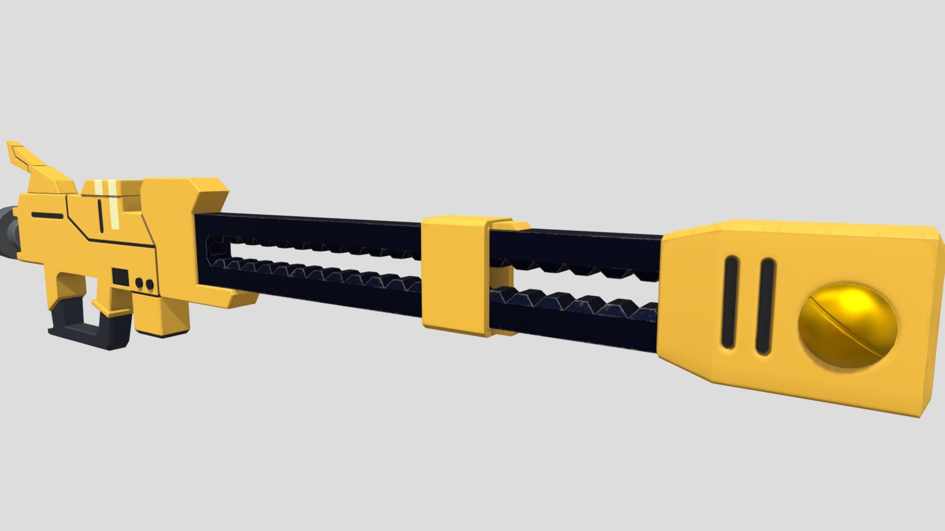 Tau Rail-Rifle - 3D model by FranciscoFullSail (@FranciscoMateo ...