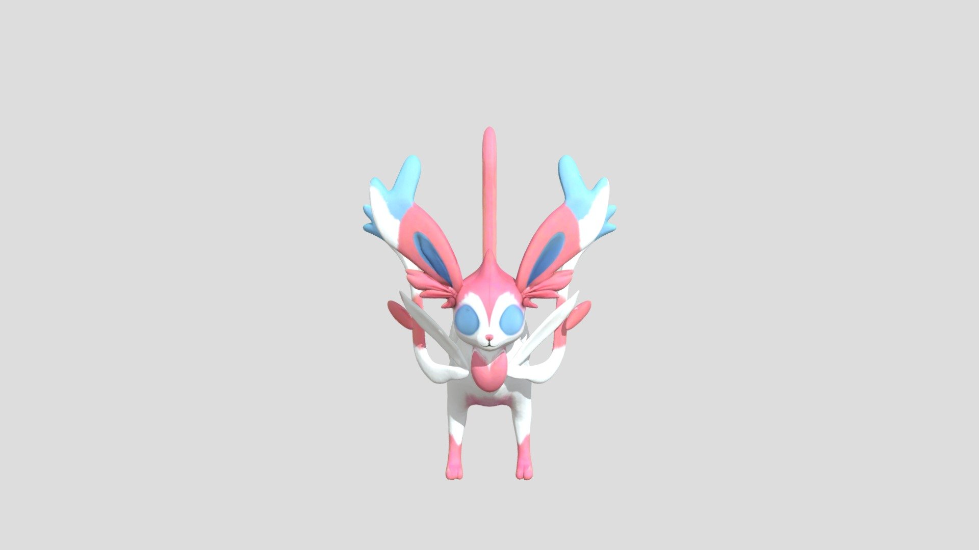 Sylveon pokemon - evee evolution - 3D model by sophiapiccirillo123 ...
