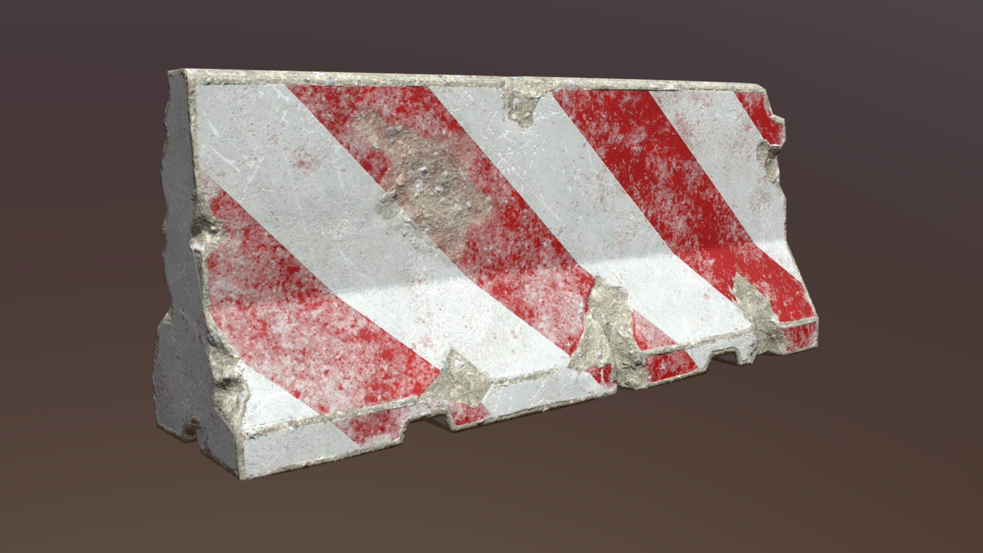 Road Block - 3D model by BatoSole [b1679cf] - Sketchfab