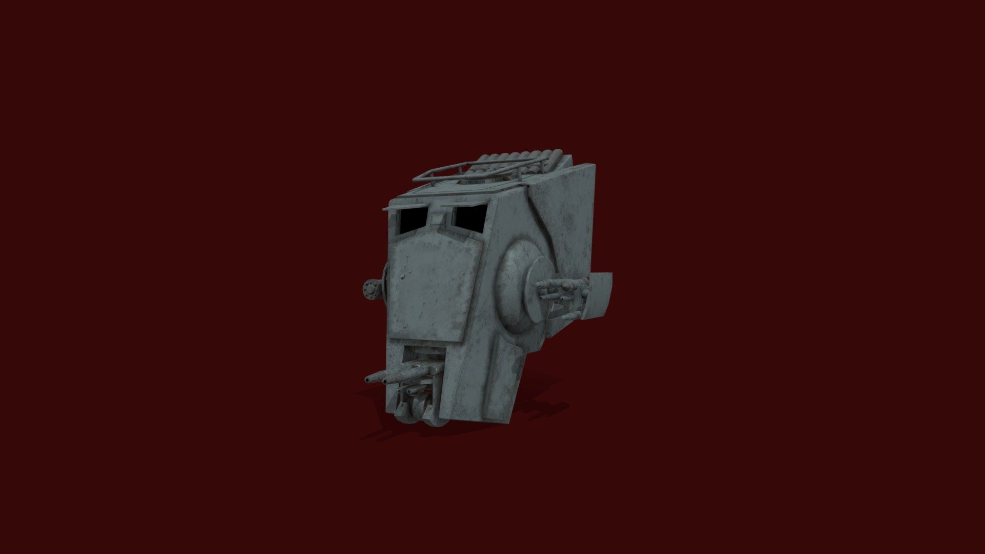 AT-ST Head - 3D model by PBblockman [b16888c] - Sketchfab