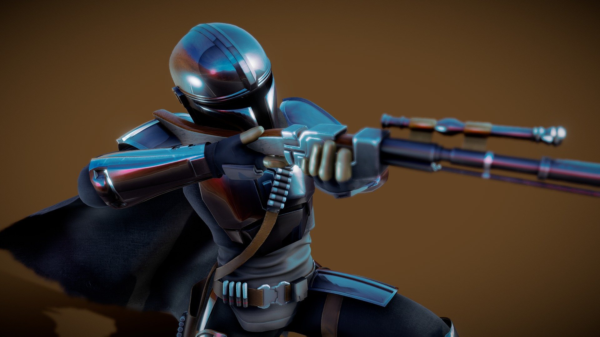 Mando - The Mandalorian - 3D model by Naxyo [b168c5e] - Sketchfab