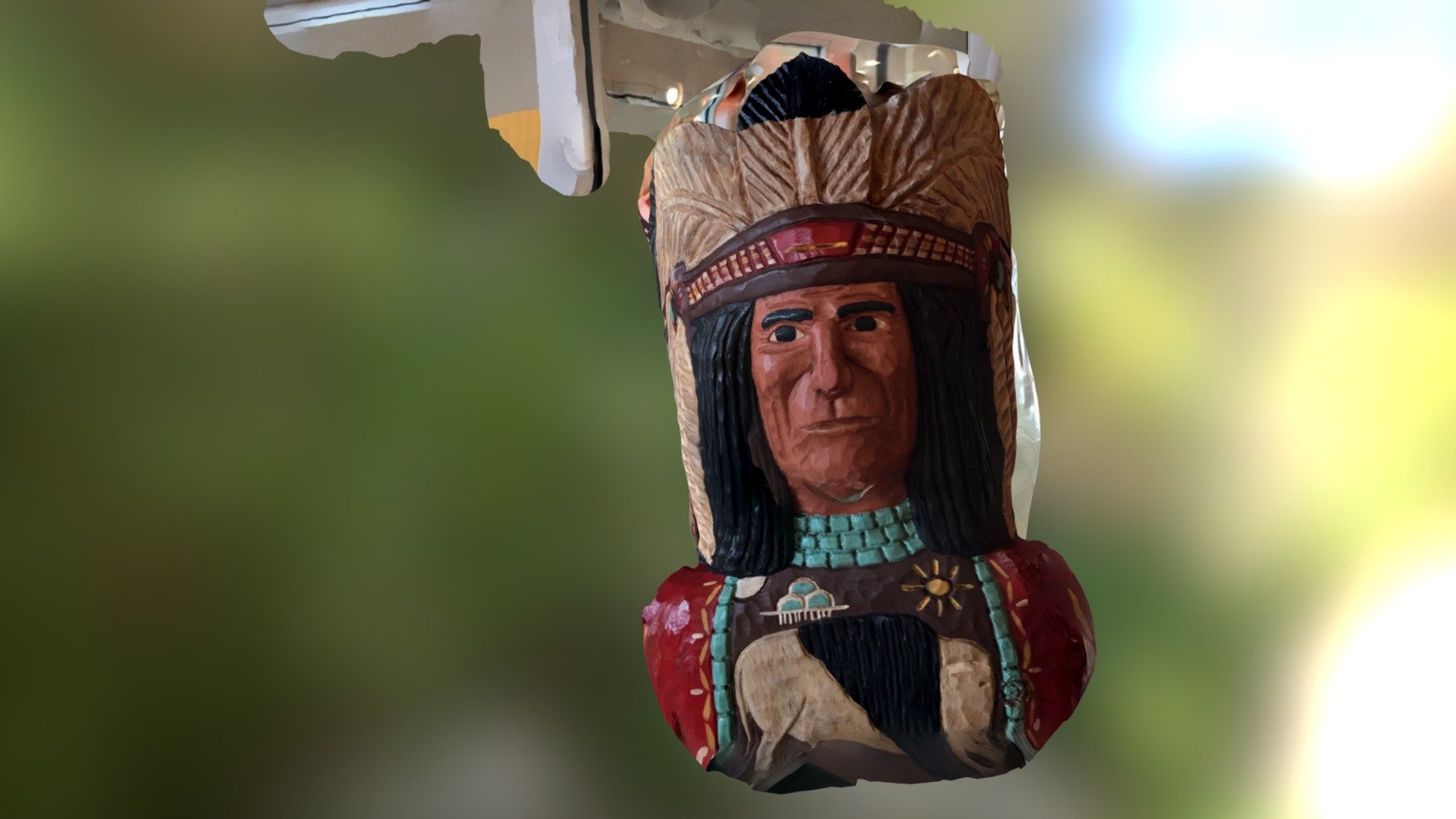 Cigar Store Indian - 3D model by Egonzo (@bones) [b16c29e] - Sketchfab