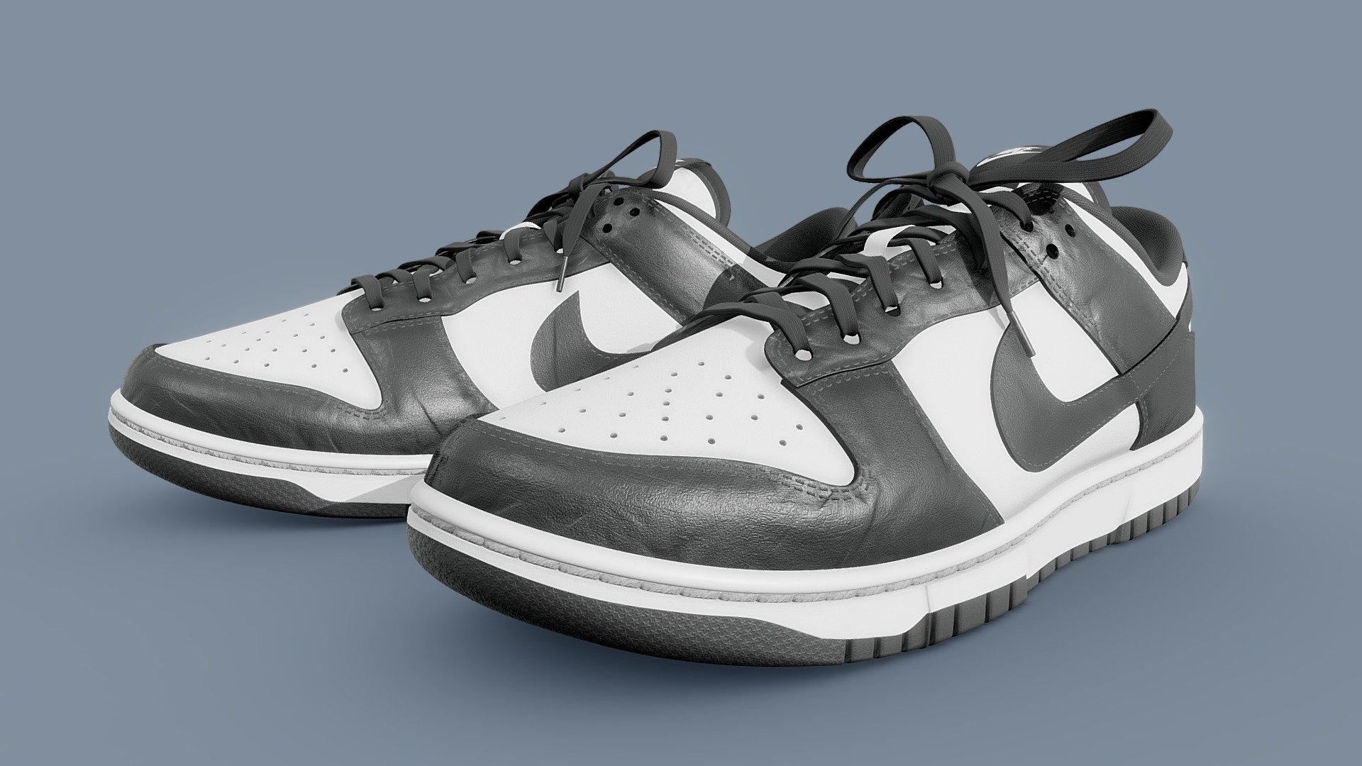 Nike Dunk shoes - 3D model by uday (@udayjeet) [b16d4ab] - Sketchfab