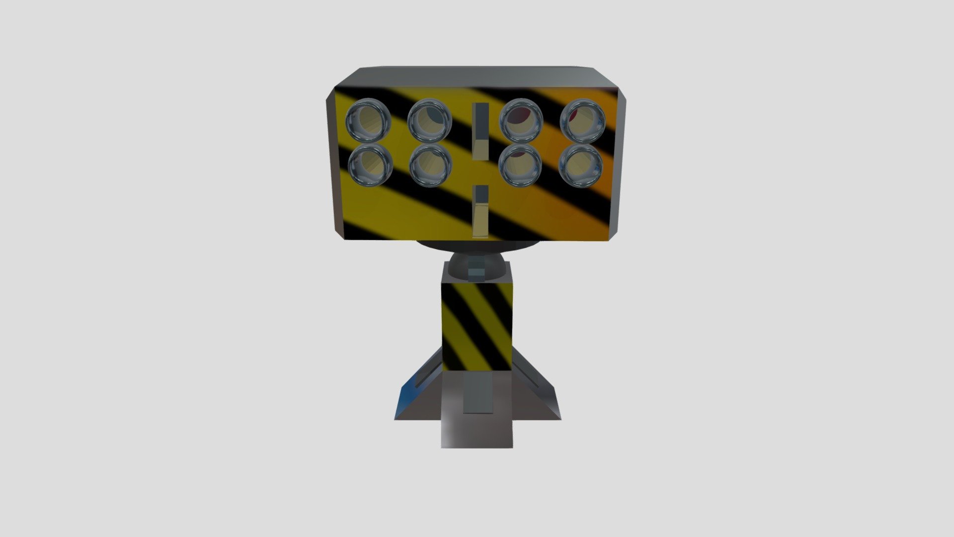 simplistic turret design - 3D model by Spuddy_ACE [b16d66a] - Sketchfab