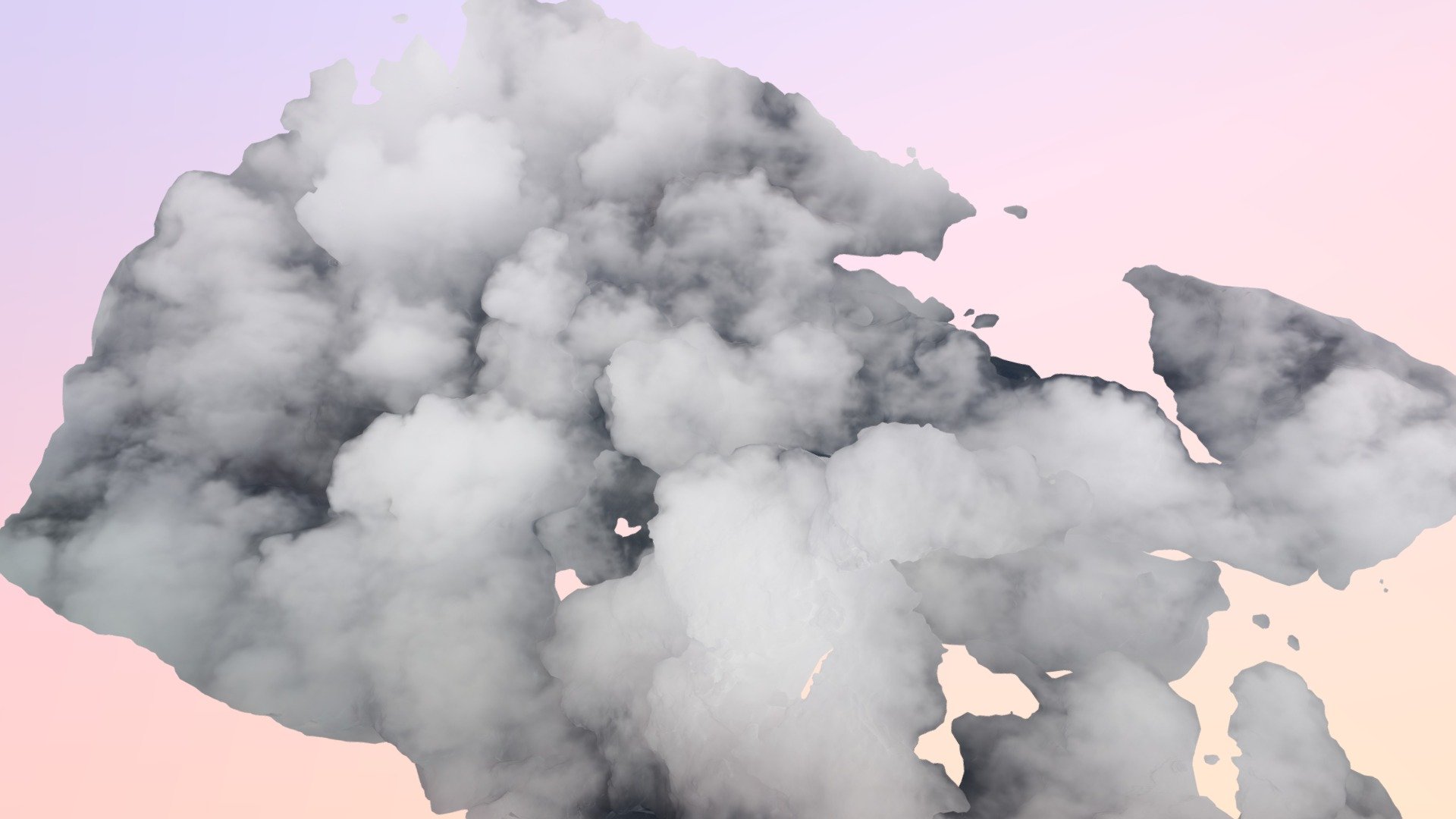 Clouds 004 - 3D model by Dalkorath [b16db6e] - Sketchfab