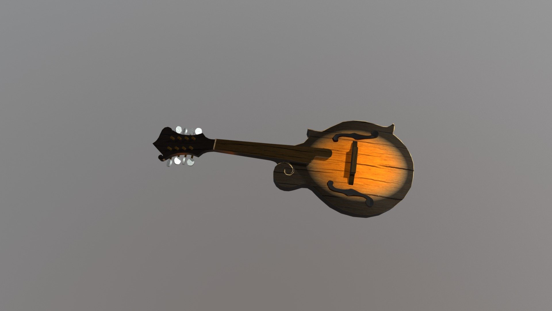 Mandolin Body - 3D model by PlattIntroTo3d [b16dfde] - Sketchfab