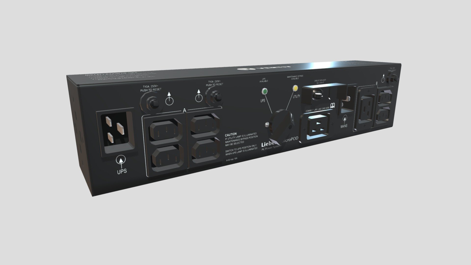 MP2-220L - 3D model by Vertiv [b16e251] - Sketchfab