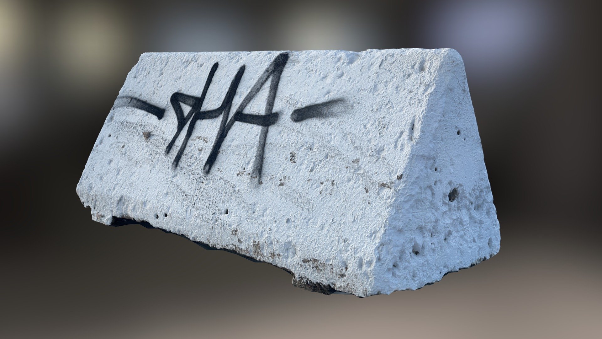 Concrete road block - Download Free 3D model by Stellistihi ...