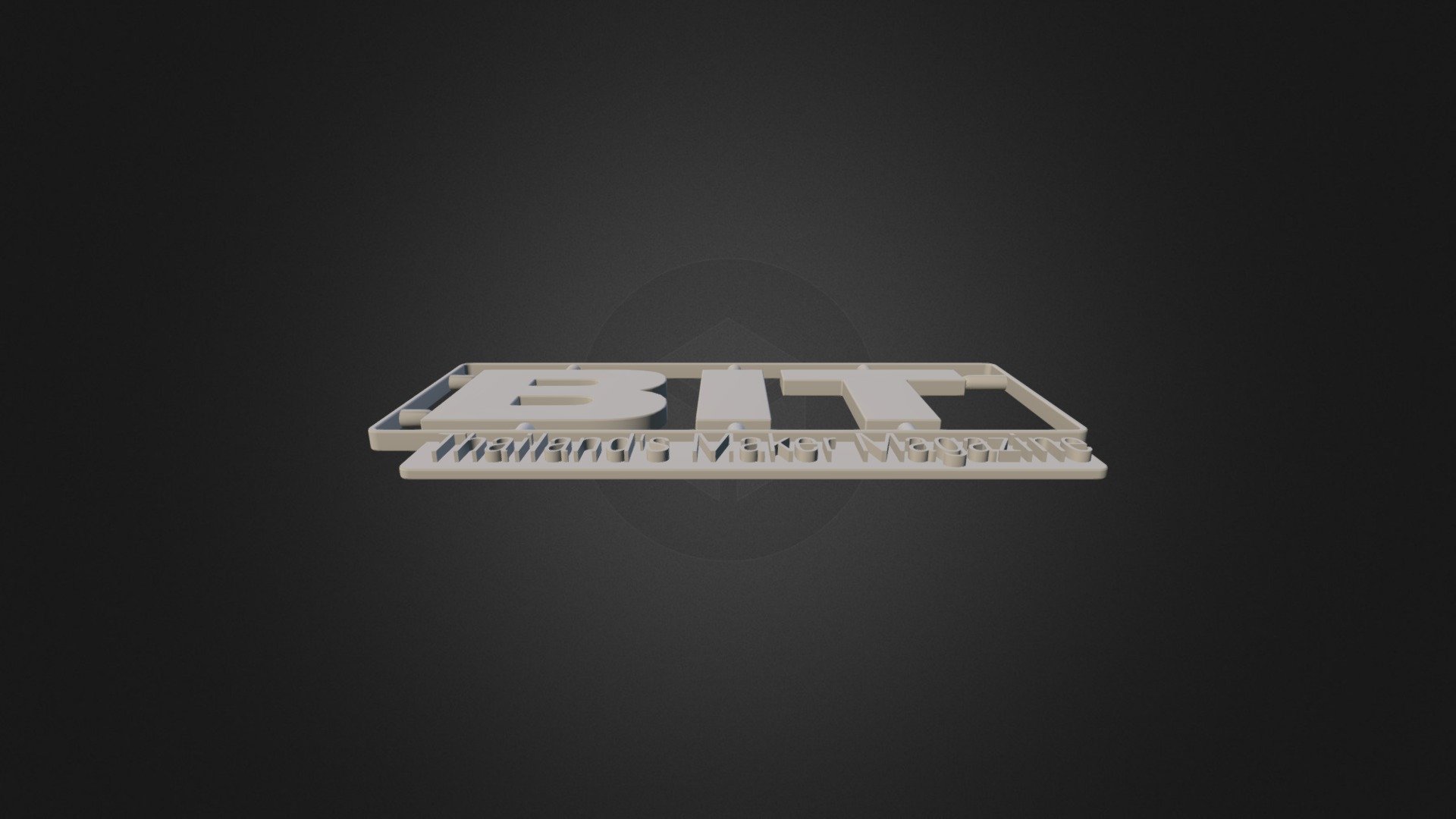 BIT Magazine Logo - 3D model by Helios Labs (@helioslabs) [b16fd56 ...