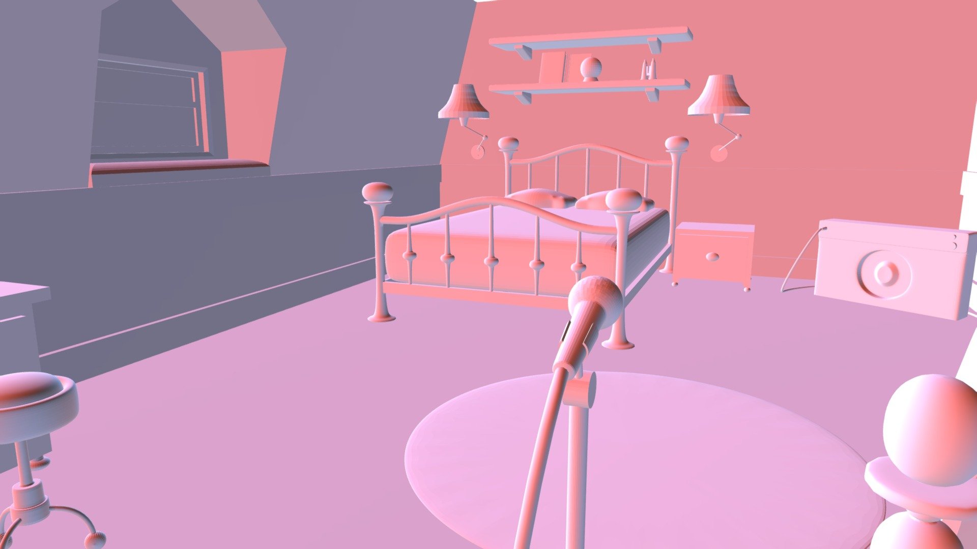 Quarto da Candace de "Phineas and Ferb" - 3D model by 𝘾𝙄𝙉𝙏𝙃𝙄𝘼 𝙎𝙄𝙇𝙑𝘼 ...