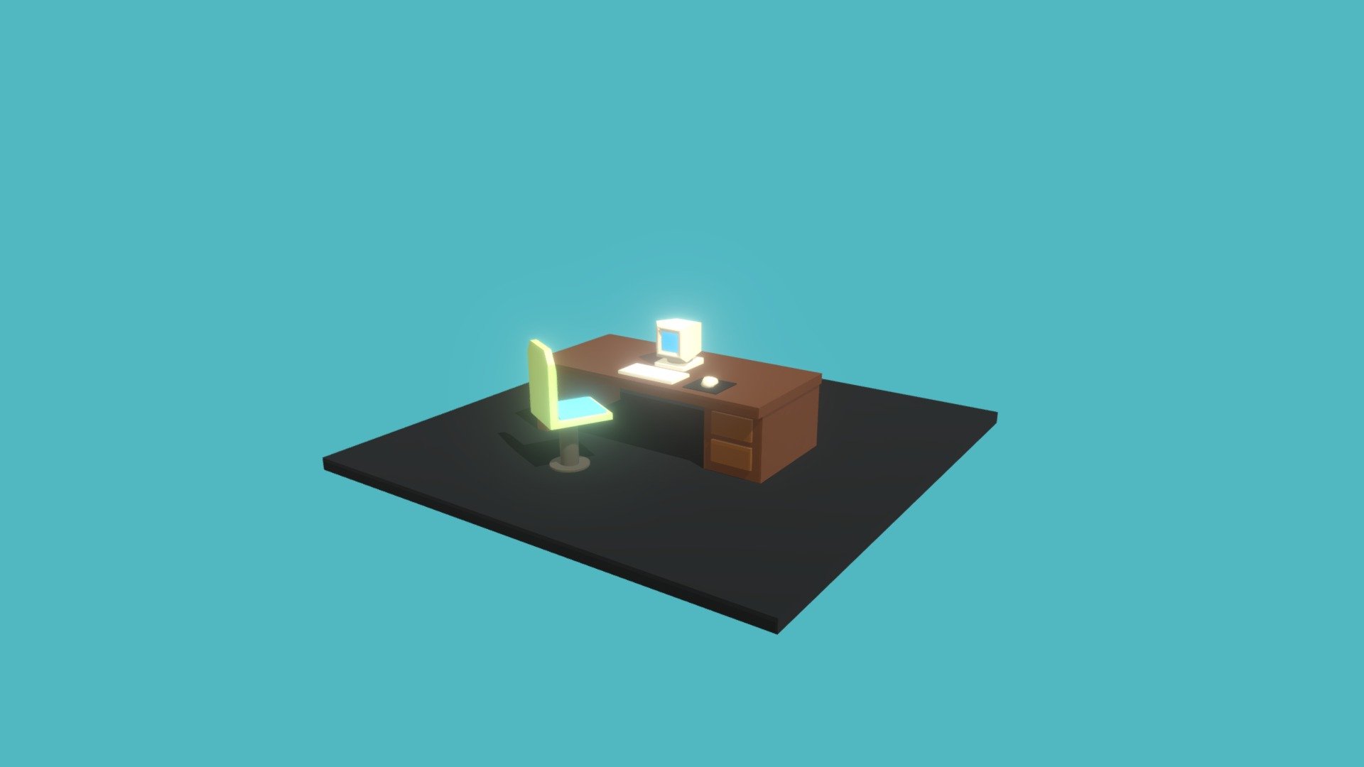 Retro PC Setup | Blender Model - Download Free 3D model by andytg ...