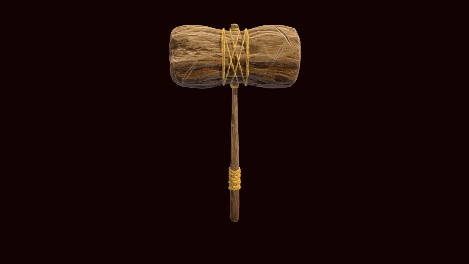 Stylized Wooden WarHammer - 3D model by mattciavarella [b174ed6 ...