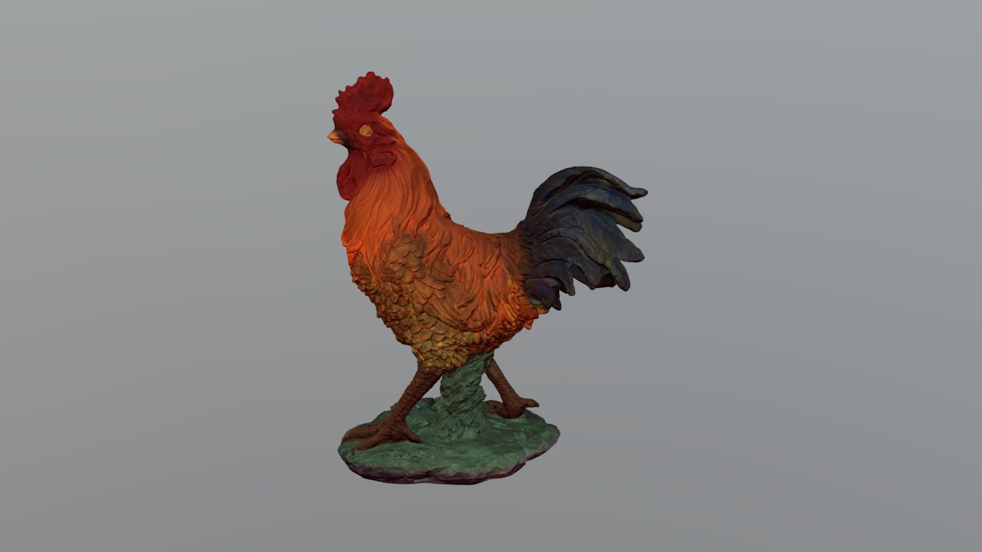 Rooster - Download Free 3D model by Thunk3D 3D Scanner (@Lily.Qin1 ...