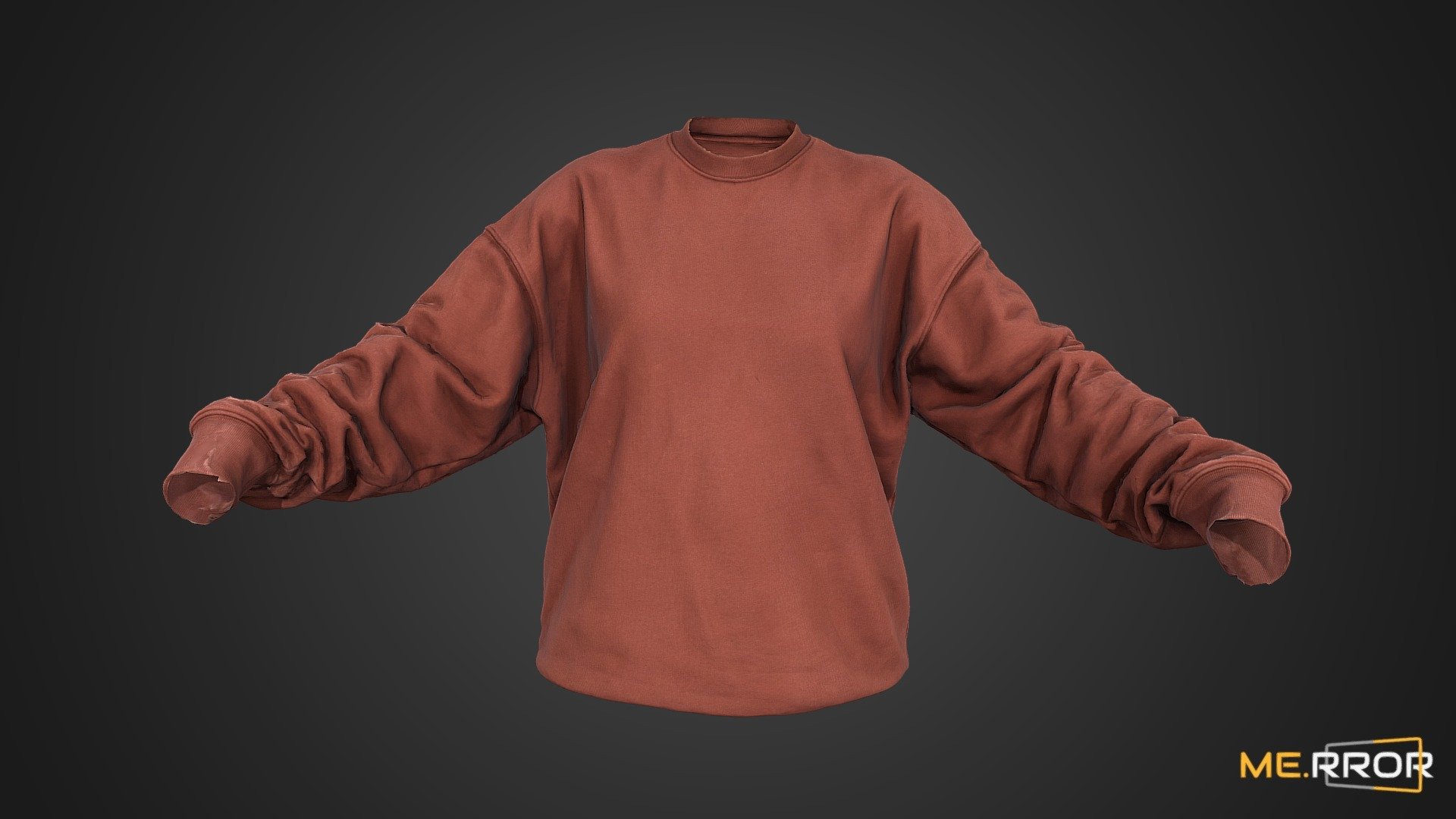 Brown Sweatshirt - Buy Royalty Free 3D model by ME.RROR Studio (@merror ...