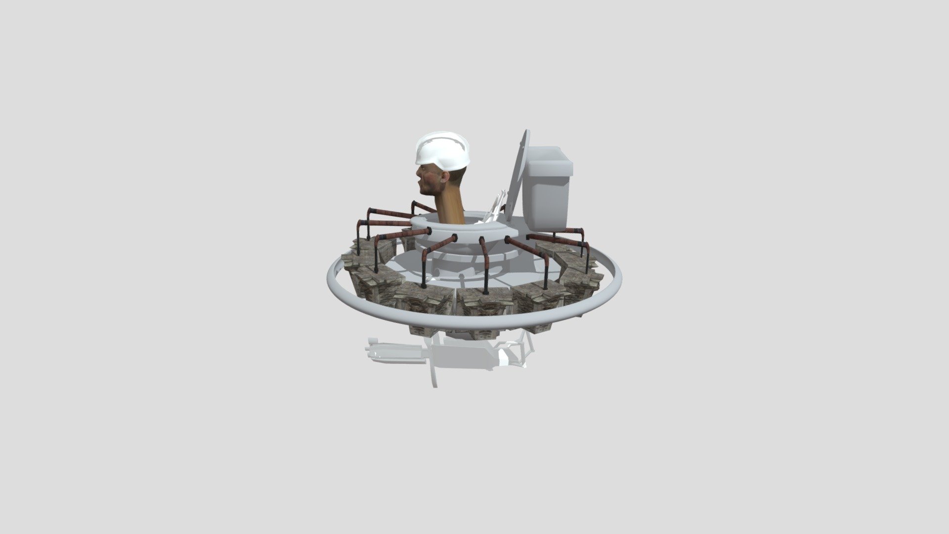 Ufo-skibidi-toilet - Download Free 3D model by Пока200К ...