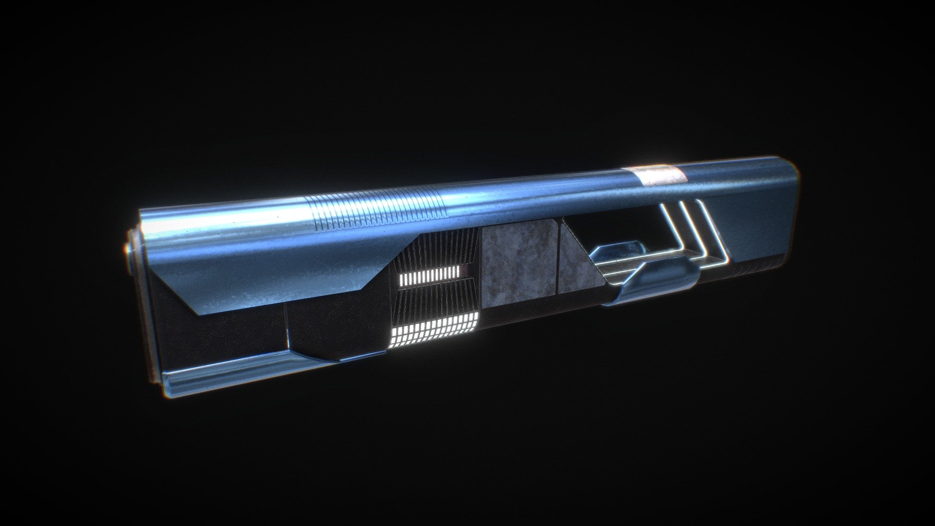 Demon Repeller M1 Sci-fi Gun Caeruleum - 3D model by soykanmg [b177f0c ...