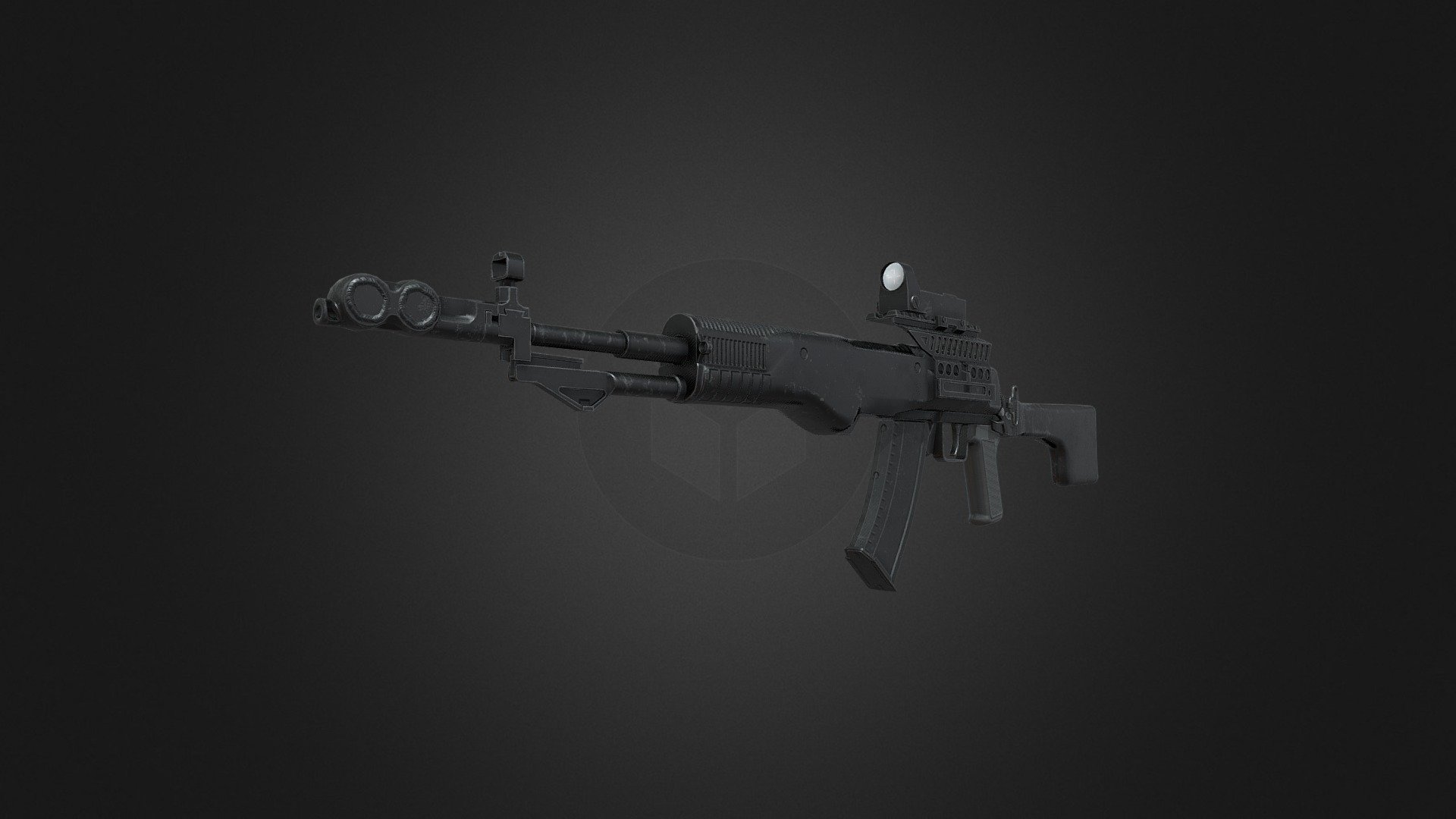 AN-94 with scope - Download Free 3D model by Warhog 3D (@duyvl12 ...