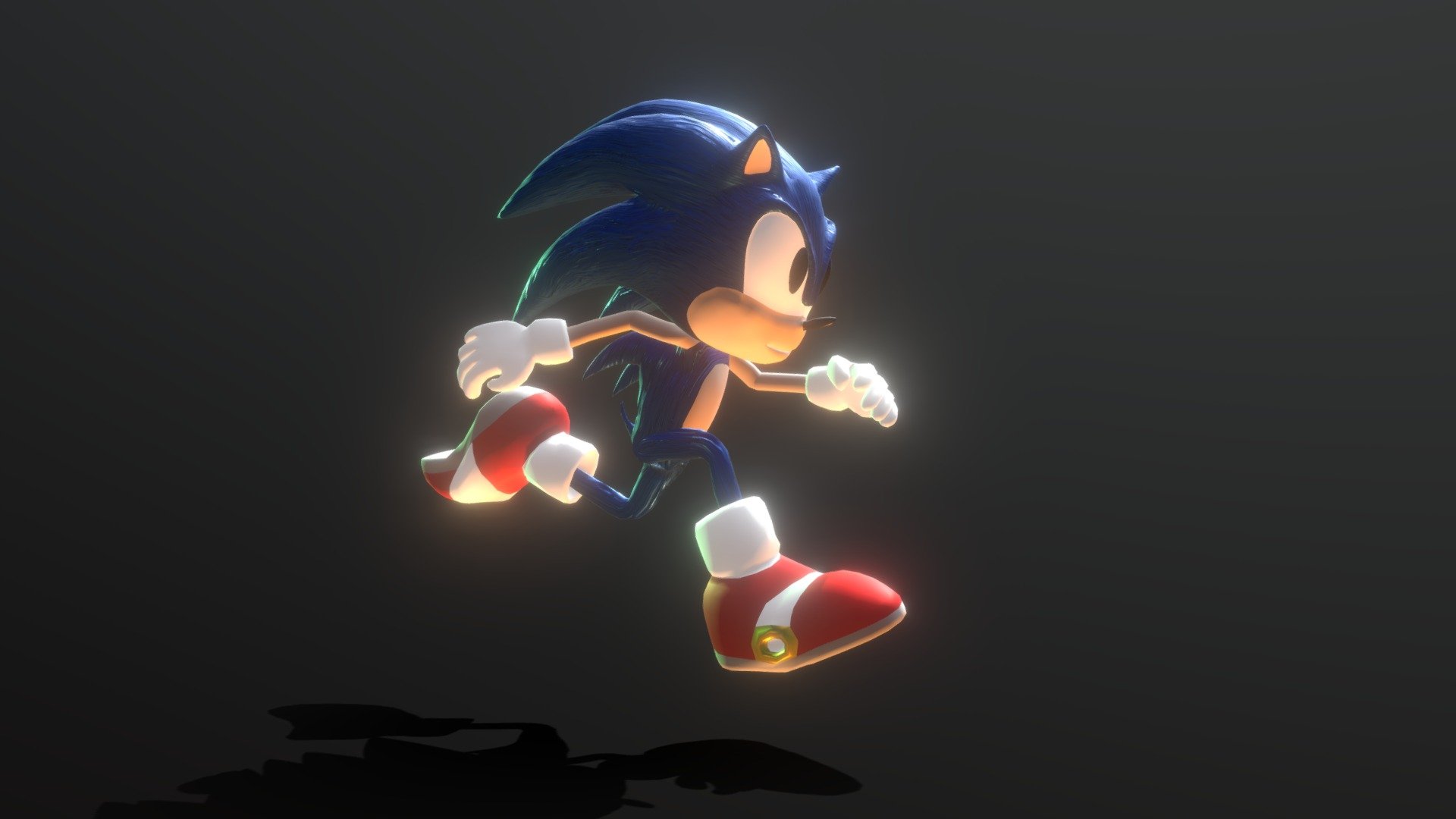Sonic - 3D model by Jan (@jan_neves) [b179c32] - Sketchfab