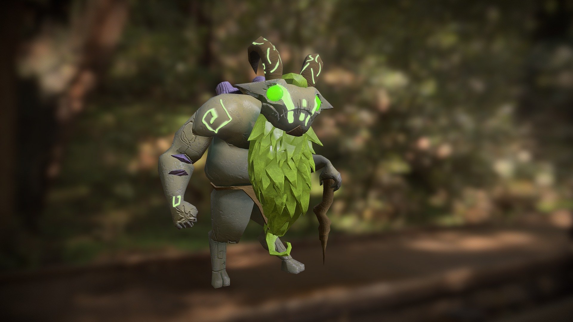 Shaman Rock Monster - 3D model by dotflare [b17a014] - Sketchfab