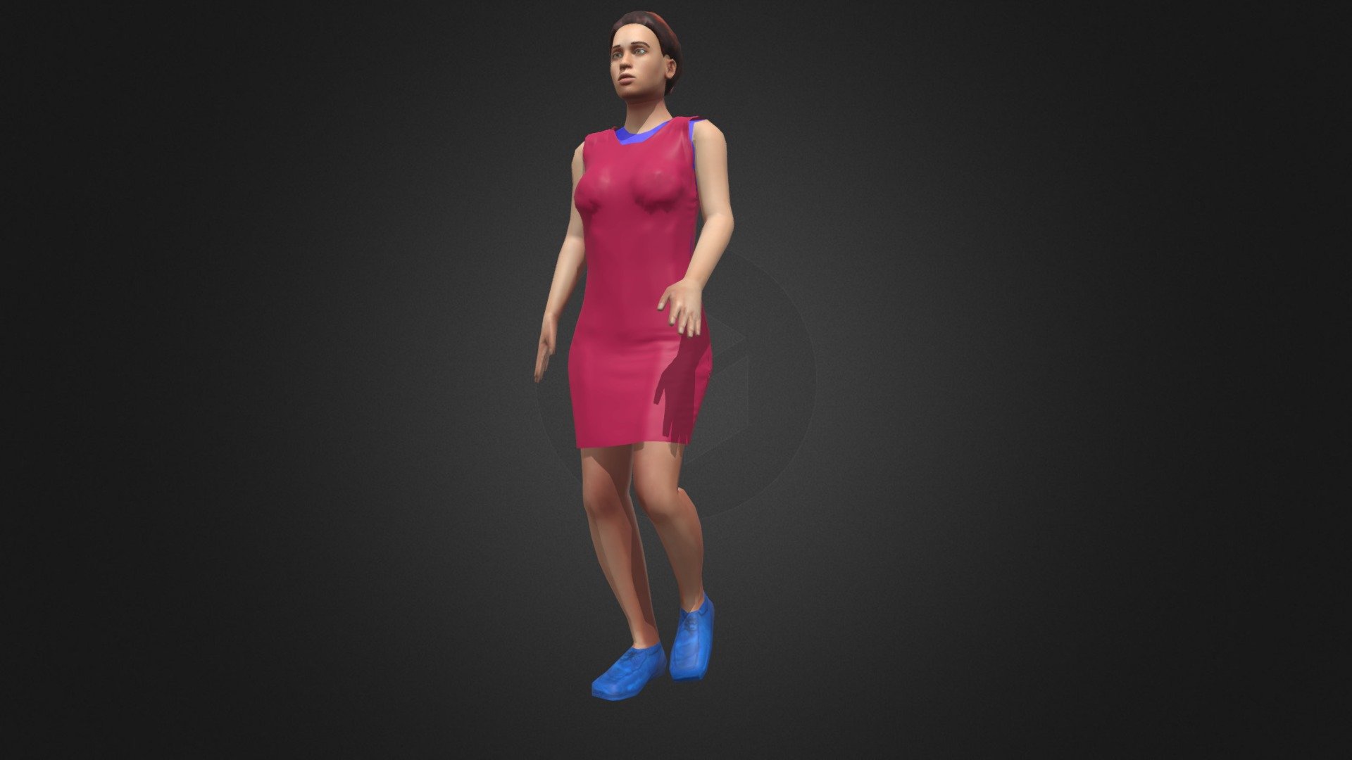 female in one piece - 3D model by davidkts [b17a140] - Sketchfab