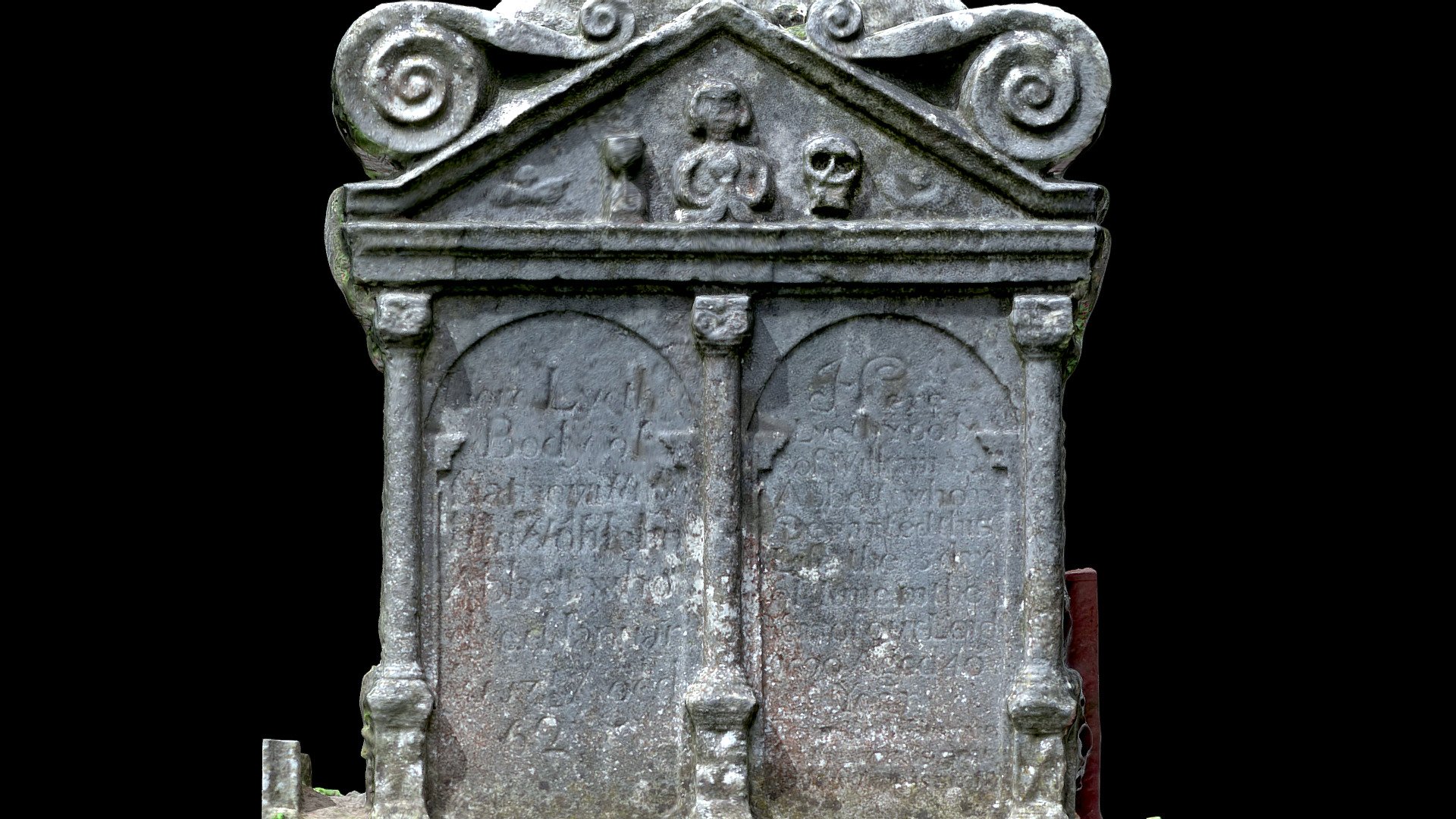 Triple pillared grave, Holy Trinity, Millbrook - 3D model by Kenneth ...