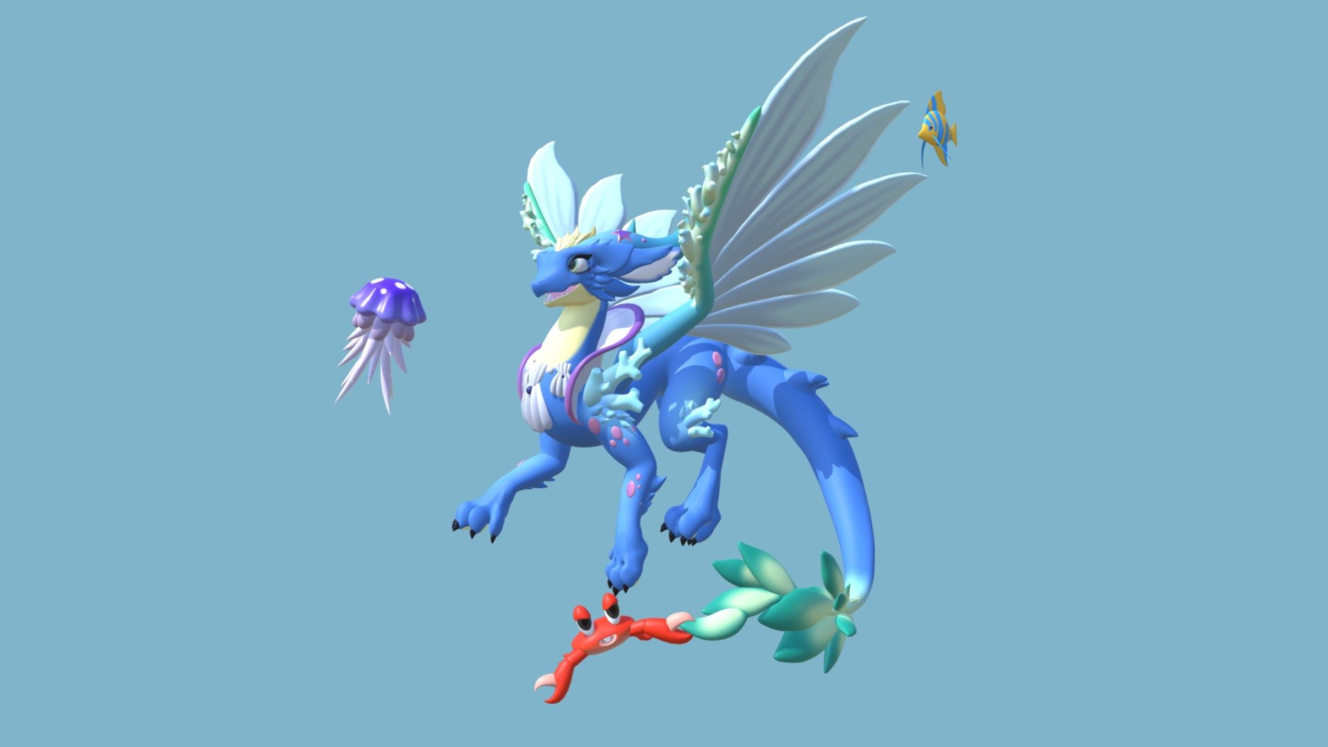 Xenos Dragon DVM - Download Free 3D model by Beakseed [b180f65] - Sketchfab