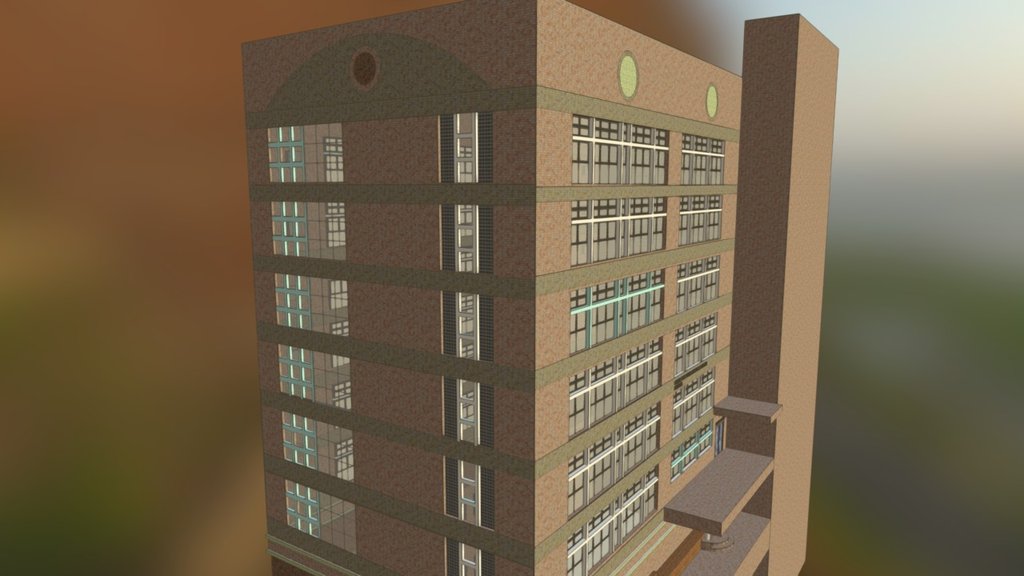 CYM Physics Building - 3D model by kangyunfan [b18154e] - Sketchfab