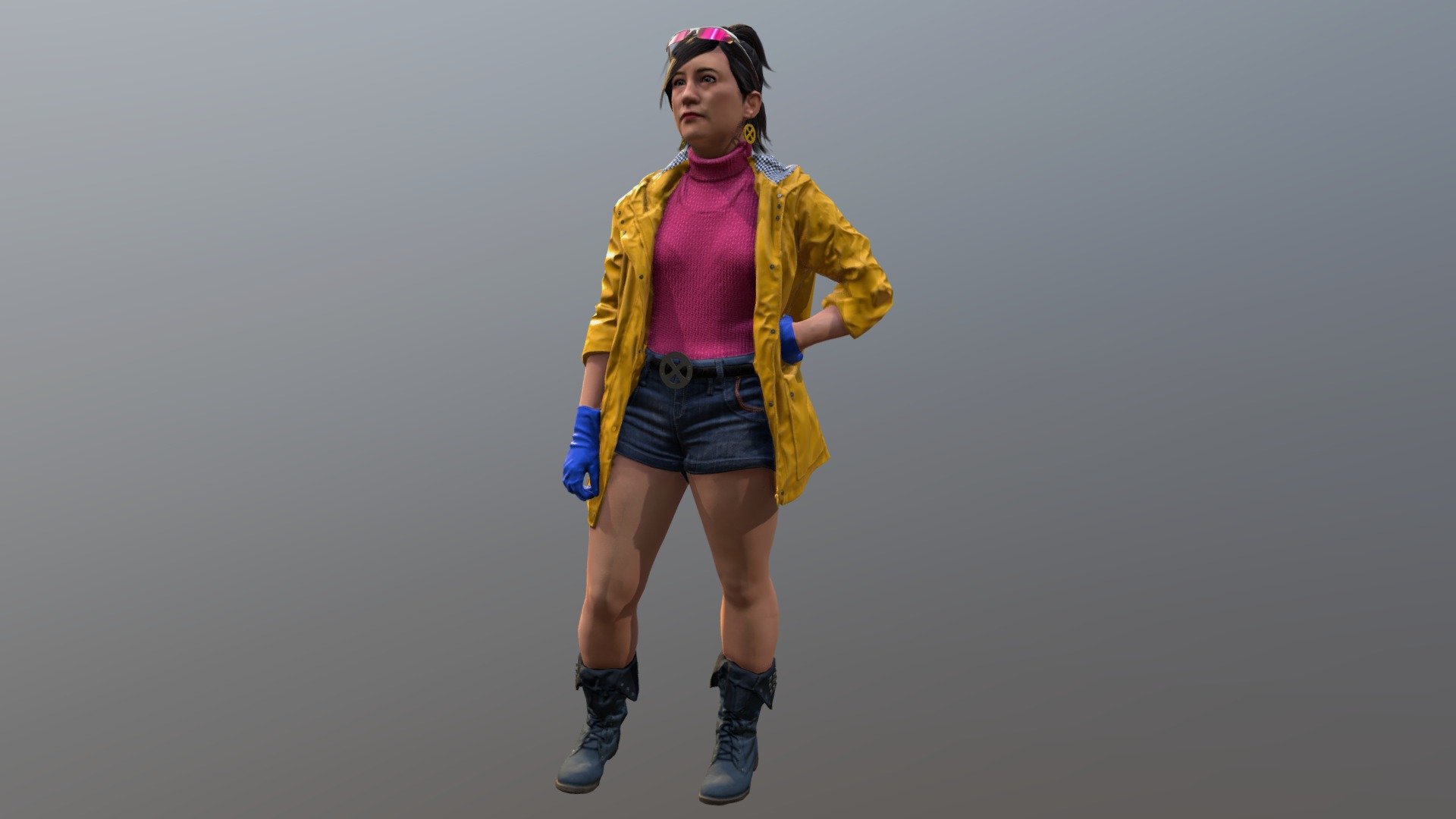 Ludi: Retopo and PBR Project - 3D model by Jeanne Price (@jdwyprice ...
