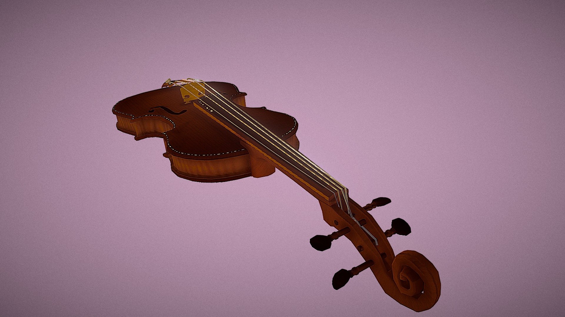 Violin - 3D model by AngelaWislocka [b18415f] - Sketchfab