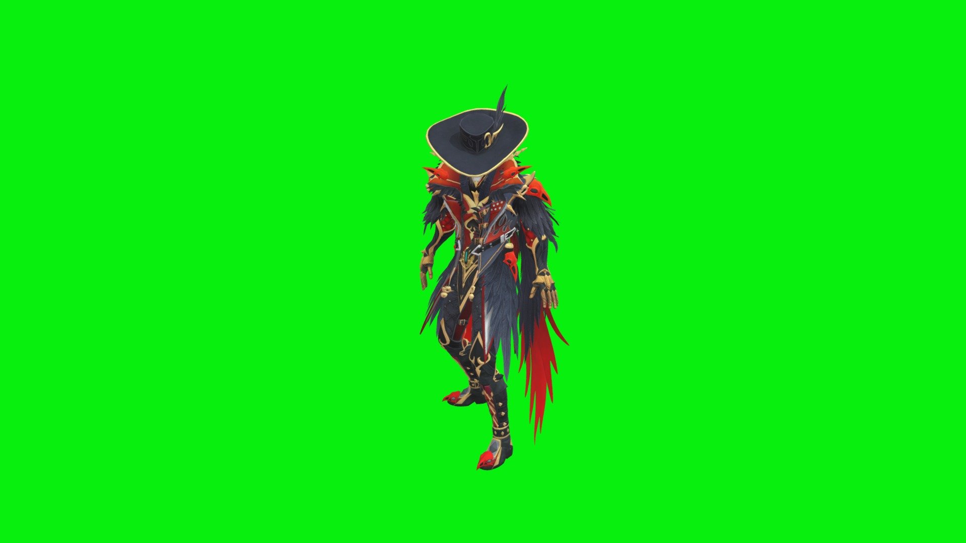 Arcane Jester black X-suit 3D model - Download Free 3D model by YT ...