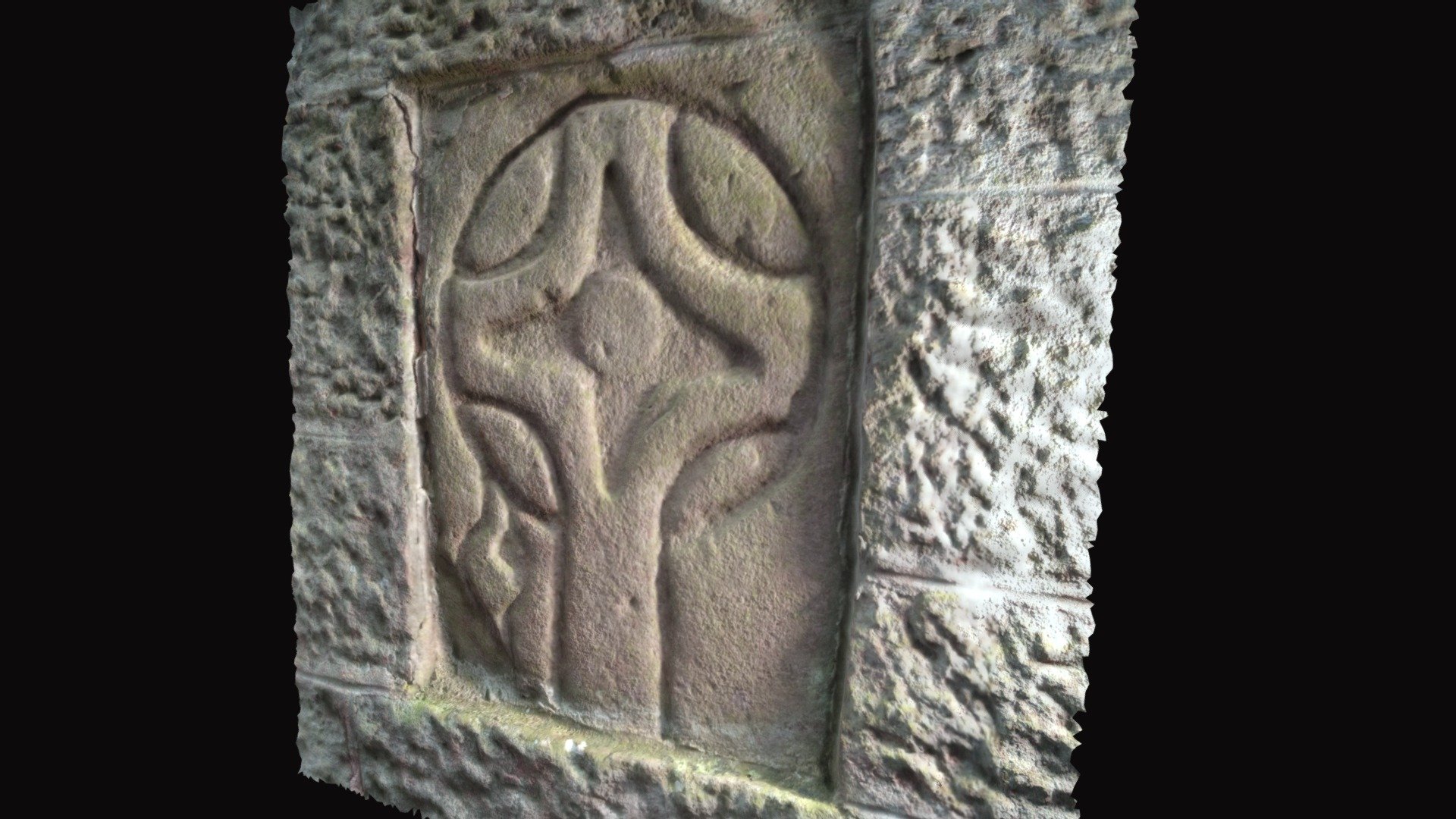Ruthven church, calvary cross graveslab no.2 - 3D model by Gnomonsland ...