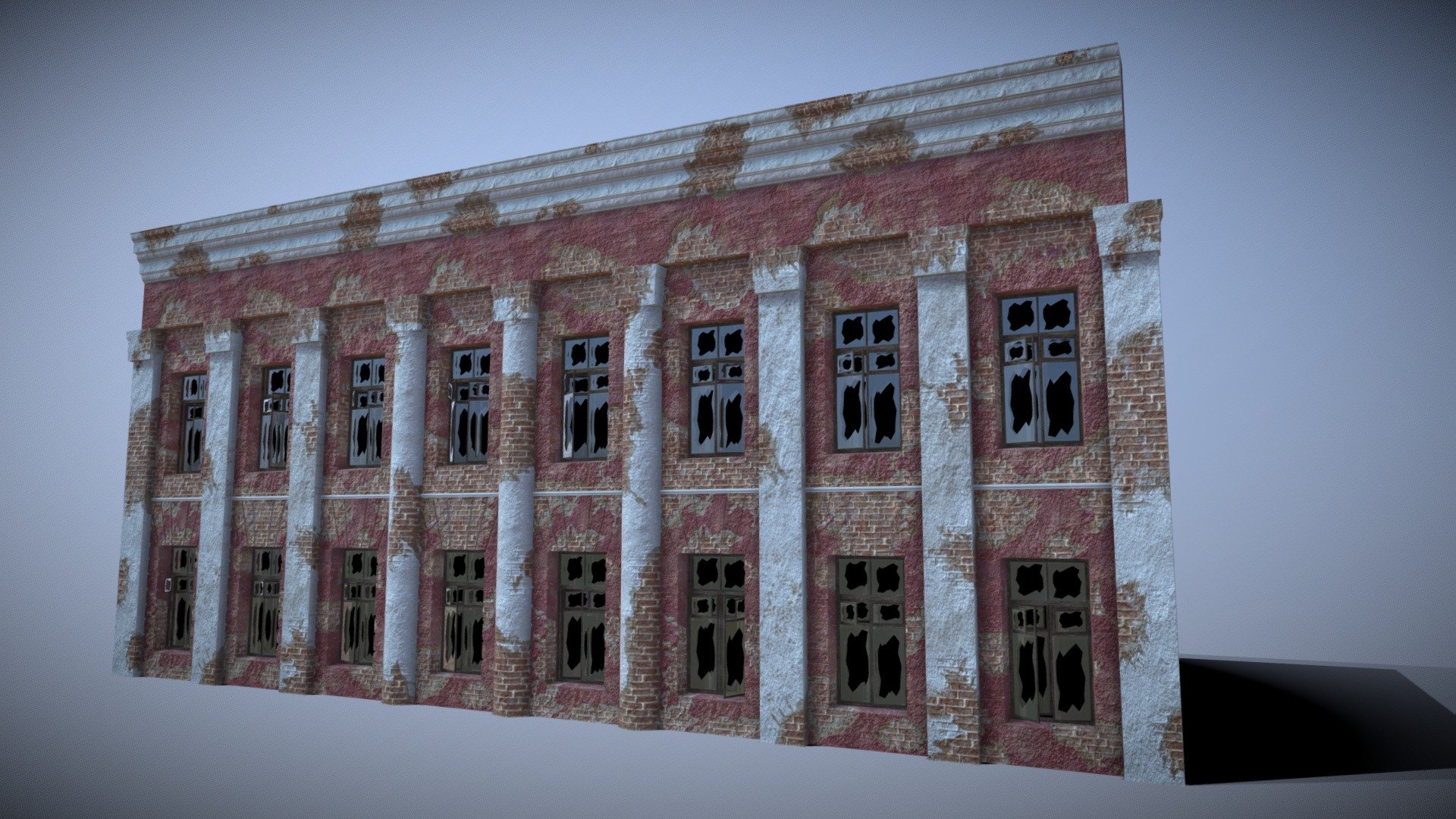 Ruined Building - 3D model by DERV_dice [b18a5e8] - Sketchfab