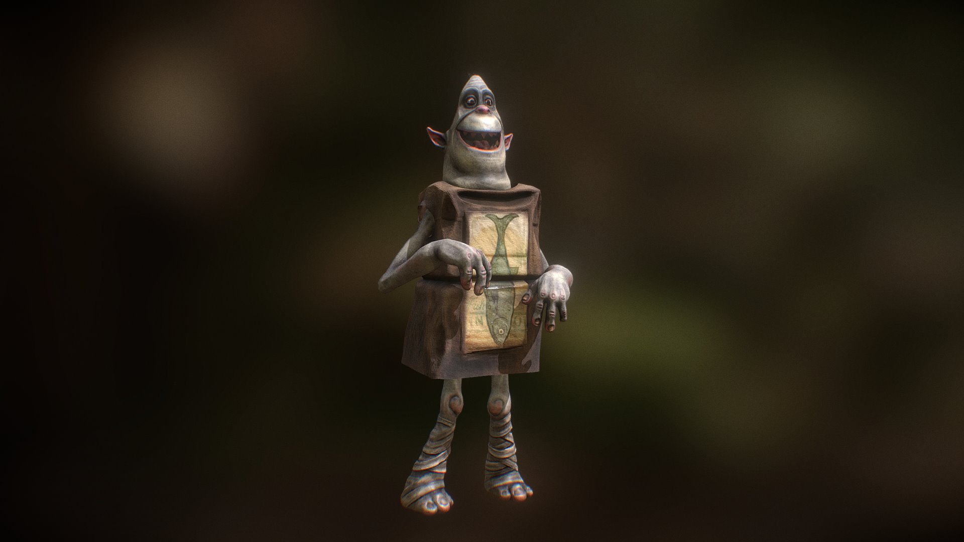 Fish Boxtroll - 3D model by Marc.Kalfa [b18a6cd] - Sketchfab