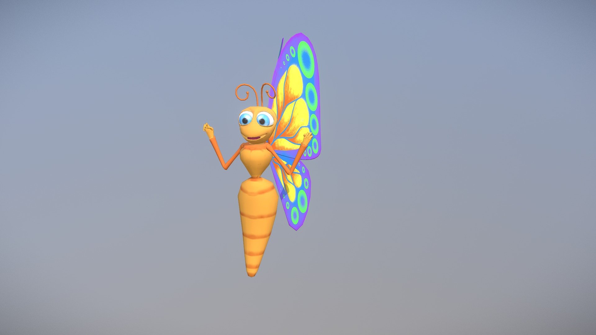 Papillon : joyeux - 3D model by Antoine Mongazon (@antoineemme ...