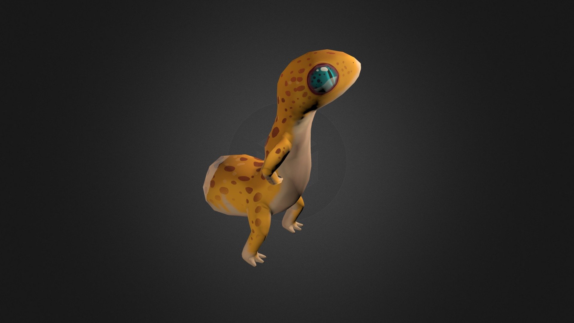 Leopard Gecko - 3D model by maxsheppard44 [b18b7be] - Sketchfab