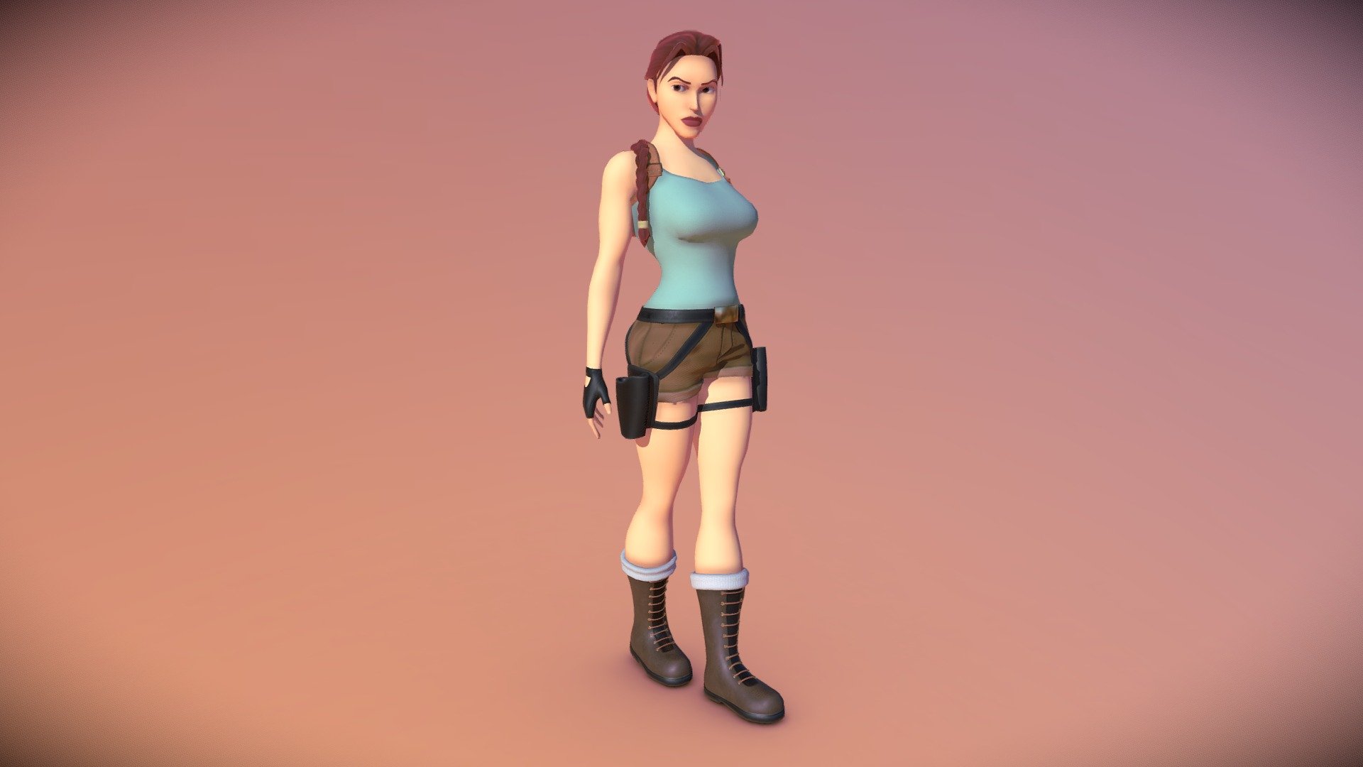 Lara Croft - Classic - 3D model by DenDen5 [b18e966] - Sketchfab