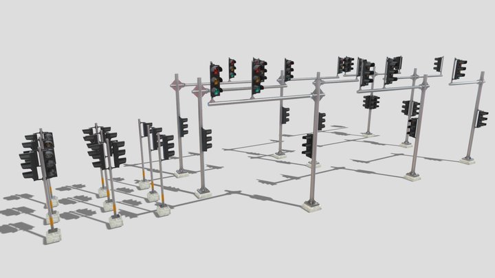 Trafficsignals 3D models - Sketchfab