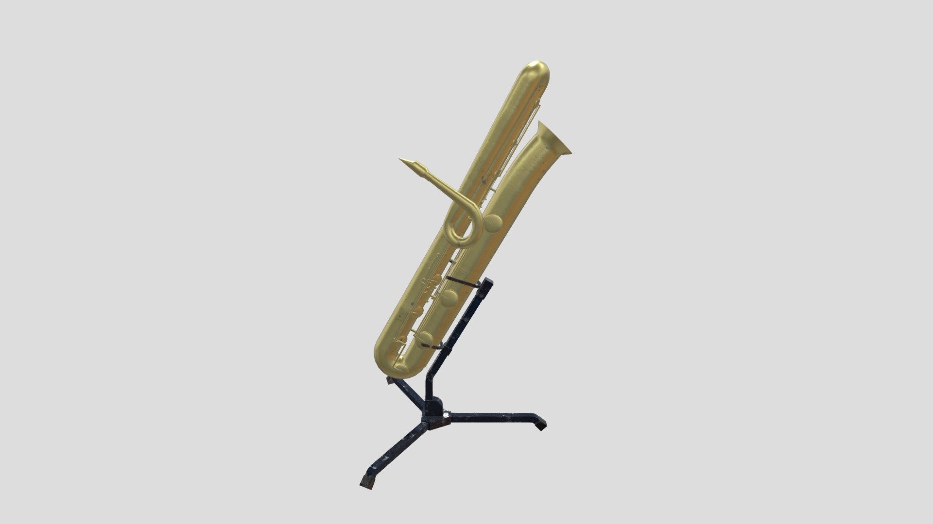 Saxophone 02 - 3D model by TreasuredTeam [b191ce3] - Sketchfab