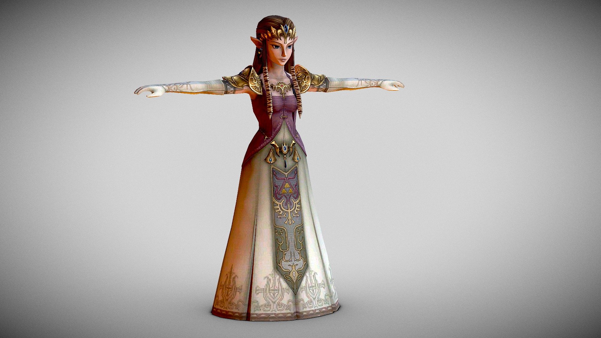 Zelda (The legend of Zelda twilight princes) - Download Free 3D model ...