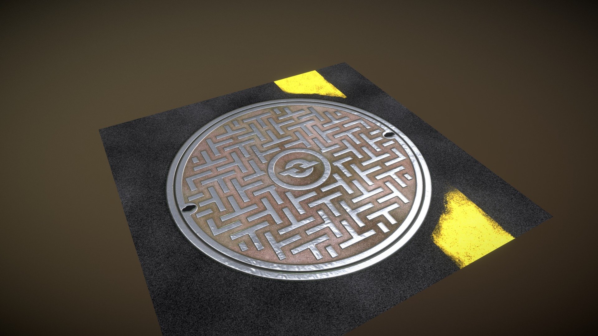 Manhole - 3D model by Marco Abbruzzese (@markinho) [b192d1e] - Sketchfab