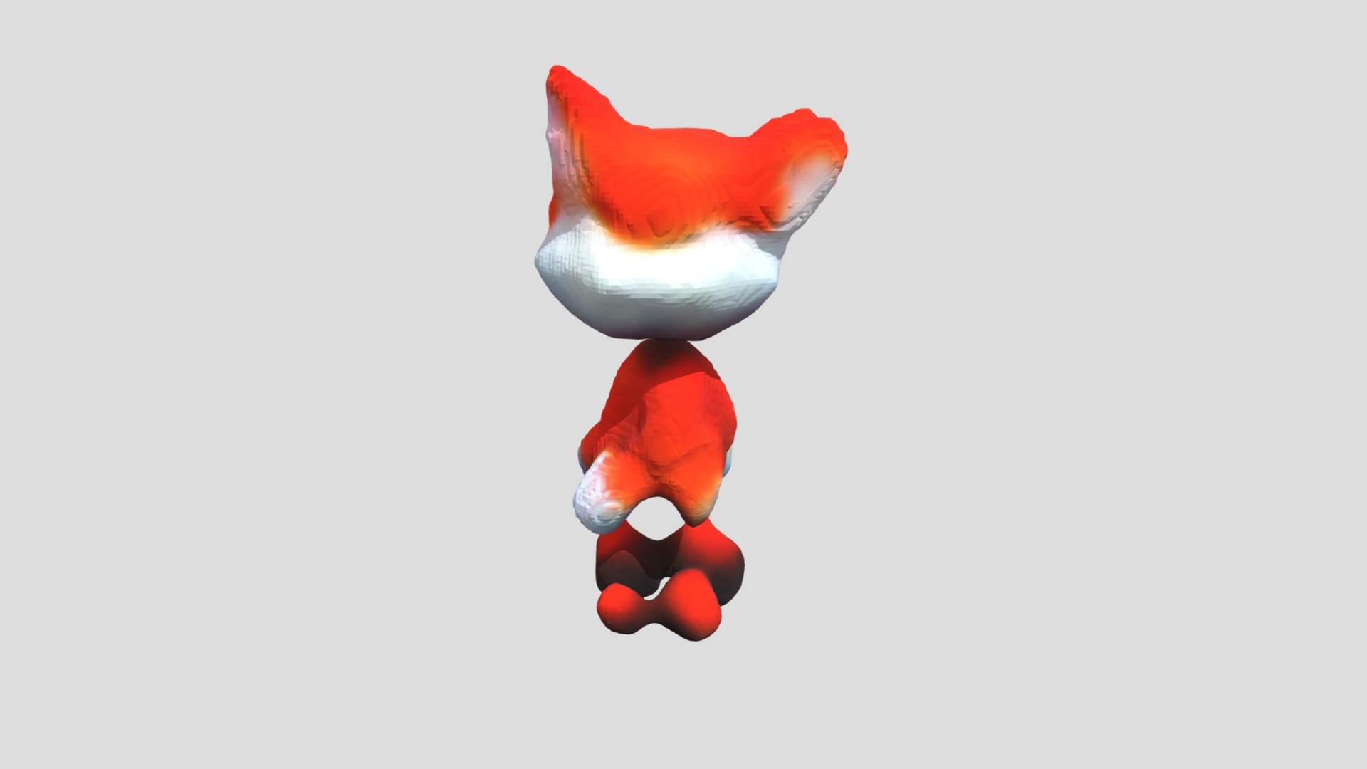Sculpture of chibi anthropomorphic fox b - Download Free 3D model by ...